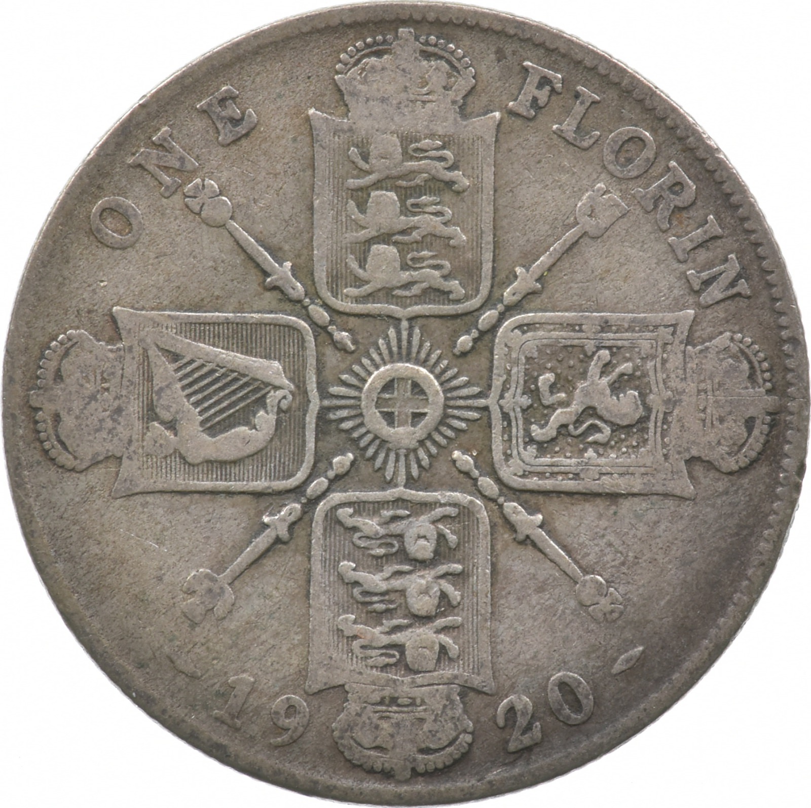 1920 Great Britain 1 Florin Estate Coin Collection | Property Room