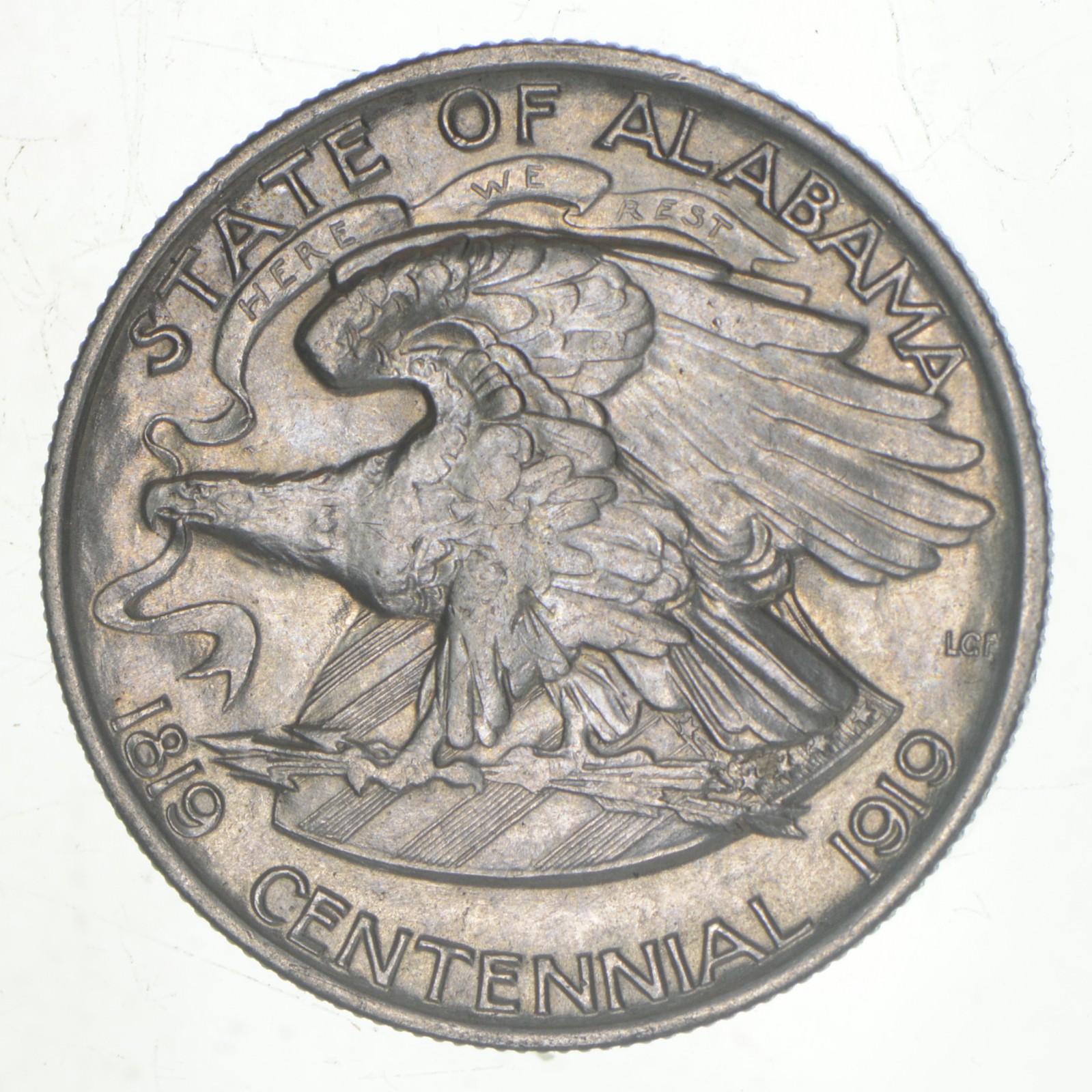 1921 Alabama Centennial Commemorative Half Dollar - Charles Coin ...