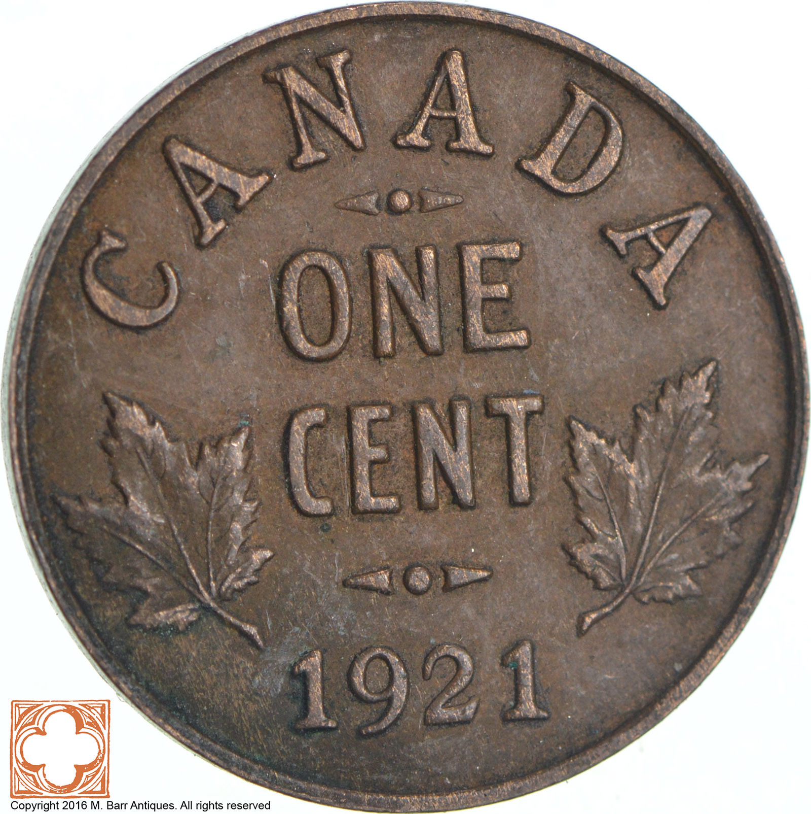 1921 Canada 1 Cent Property Room 1921 Canada 1 Cent Property Room