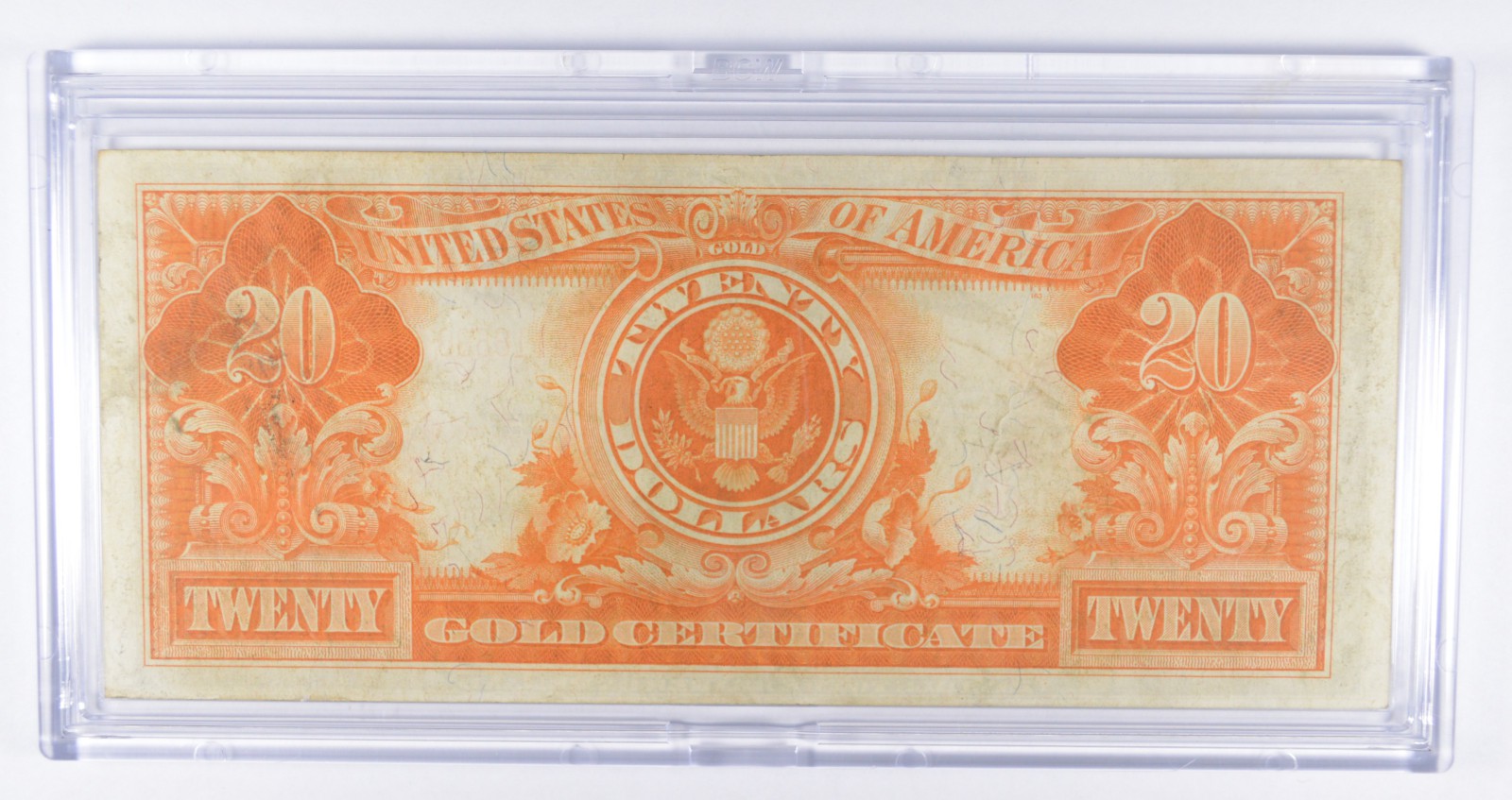 1922 $20 Gold Certificate Large Size Note | Property Room
