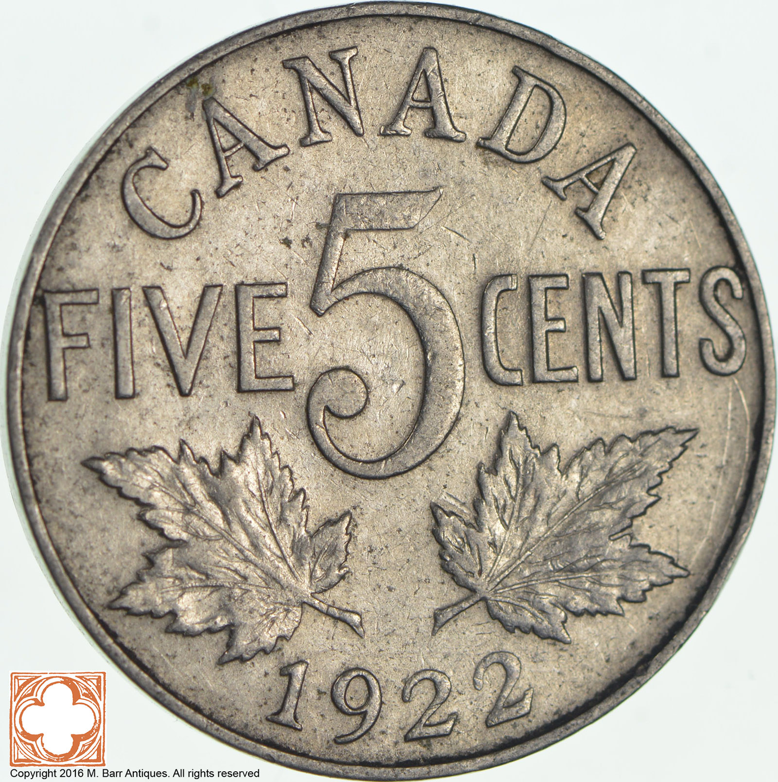 1922 Canada 5 Cents Property Room 1922-canada-5-cents-property-room