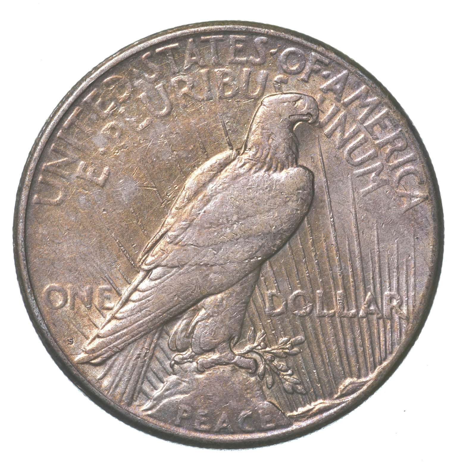 1922-S Peace Silver Dollar Crusty Toning | Property Room