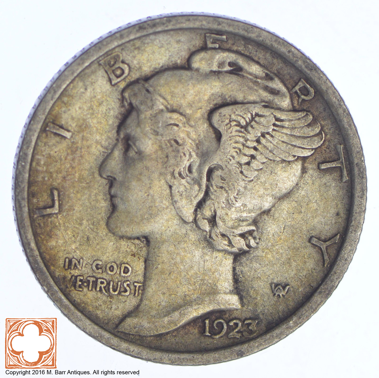 1923 Mercury Silver Dime | Property Room