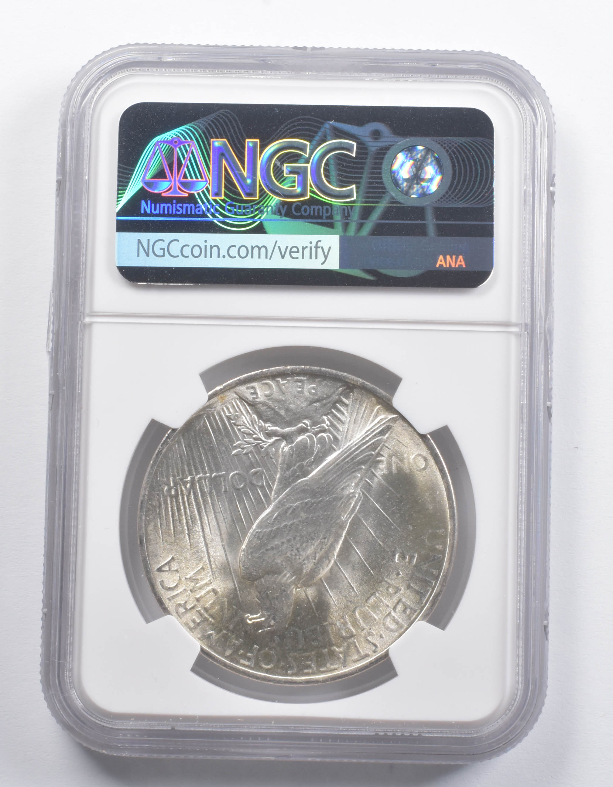 1923 MS62 Peace Silver Dollar Special 1921/2021 100th Label NGC ...