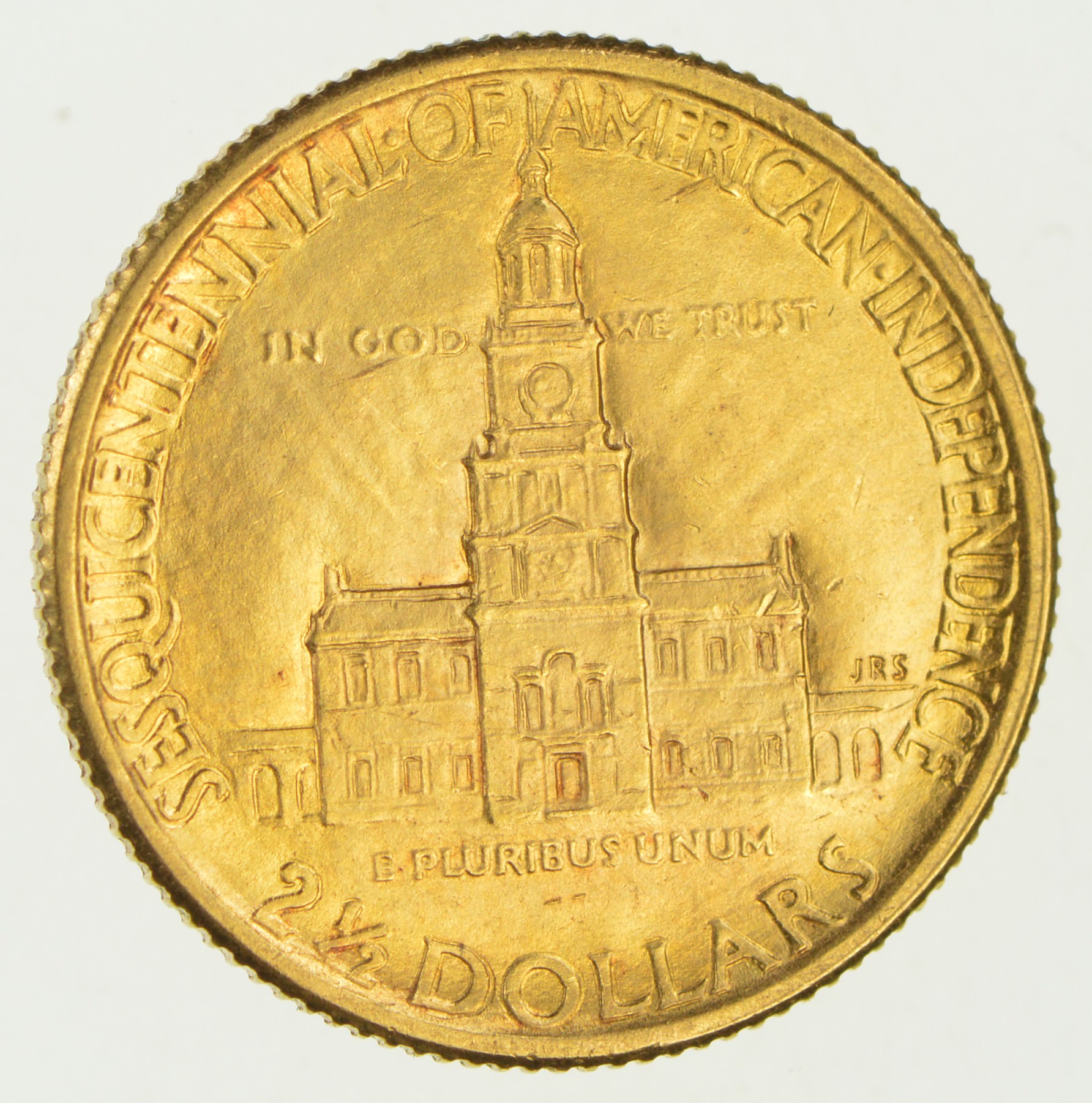 1926 $2.50 American Independence Sesquicentennial Gold Coin - 4.2 Grams ...