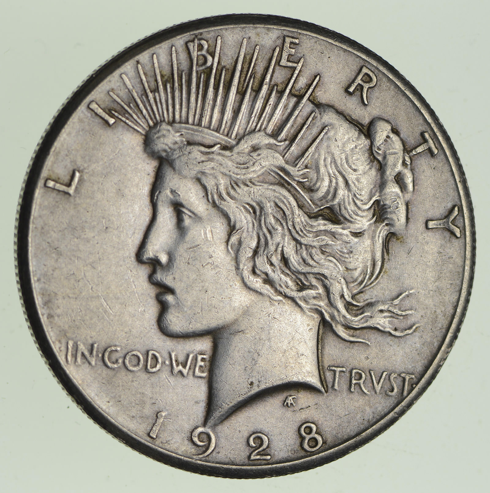 1928 Peace Silver Dollar - Circulated | Property Room