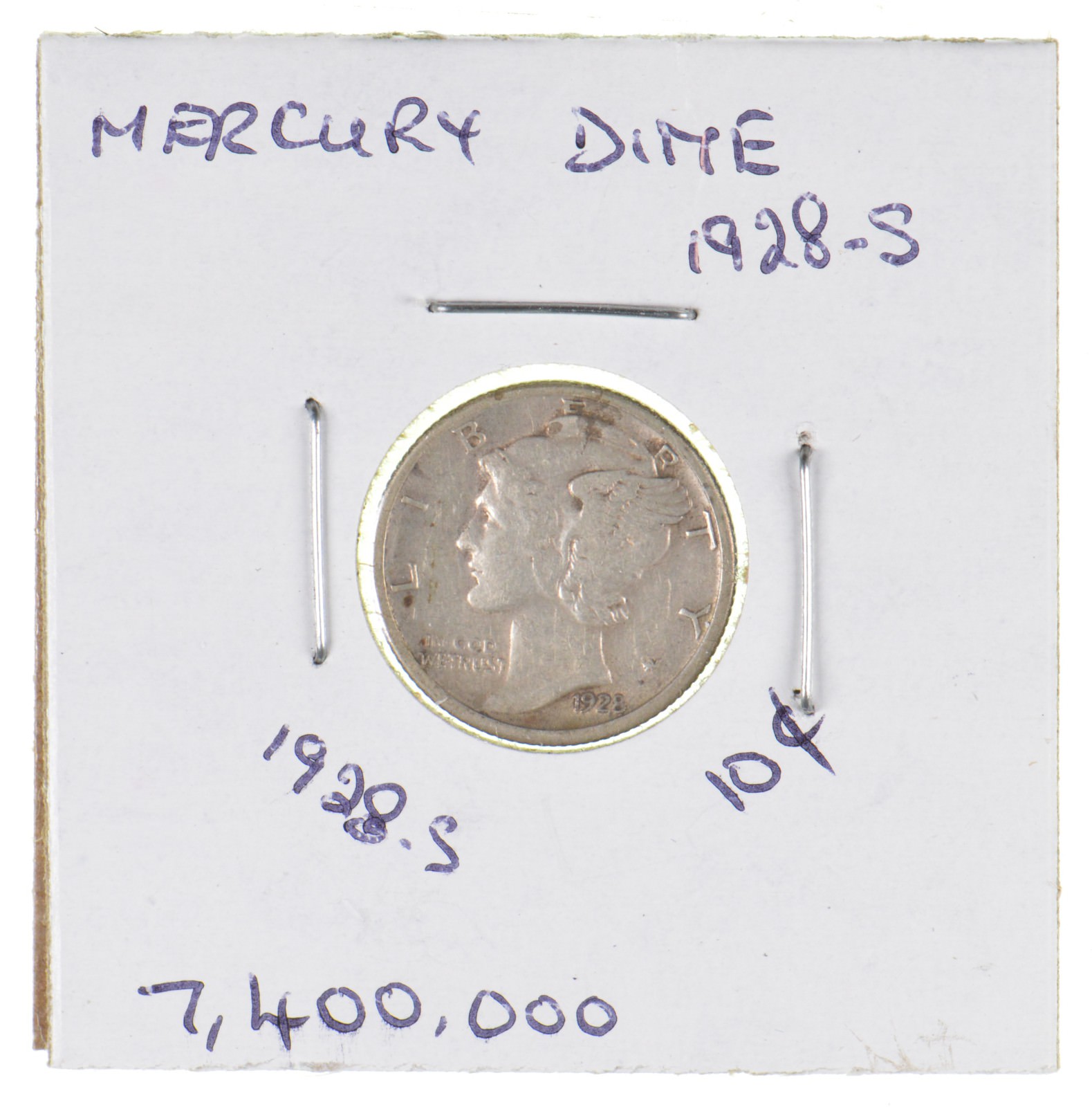 1928-S Mercury Dime | Property Room
