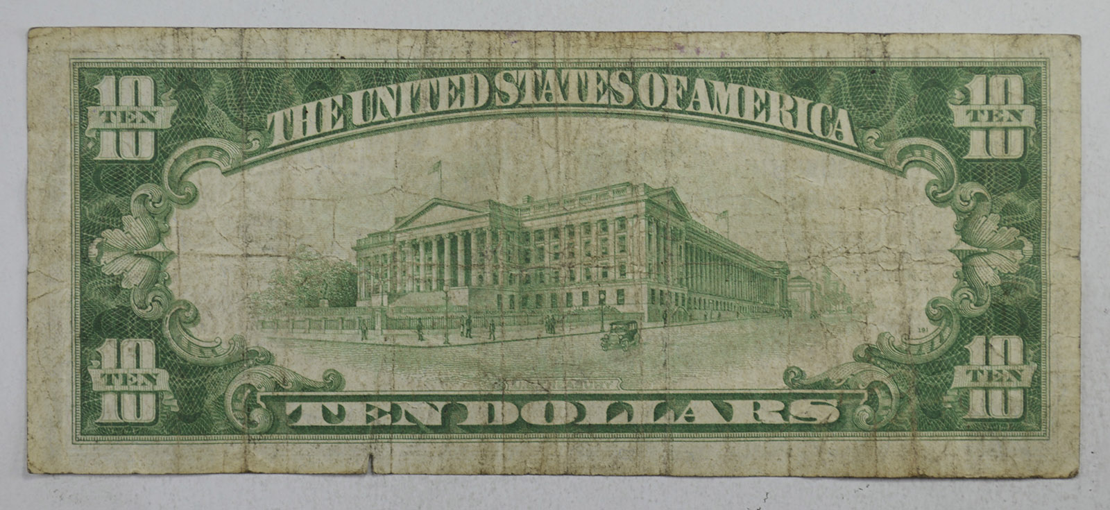 1929 $10 The Commercial National Bank of Washington DC National ...