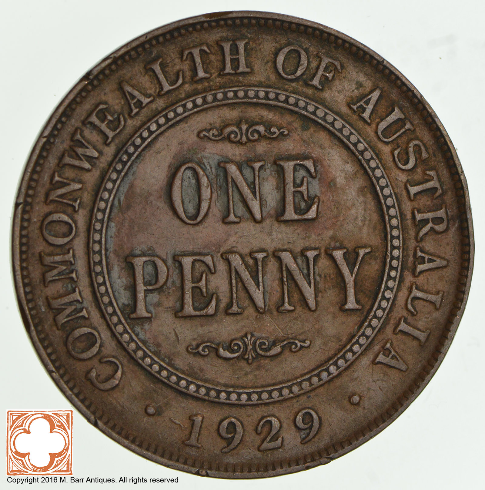1929 Australia 1 Penny | Property Room