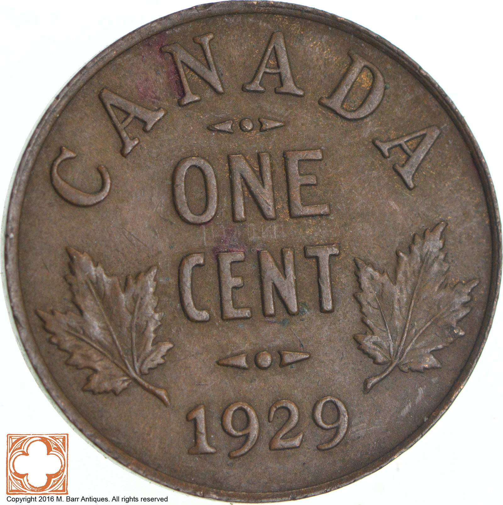 1929 Canada 1 Cent Property Room 1929-canada-1-cent-property-room