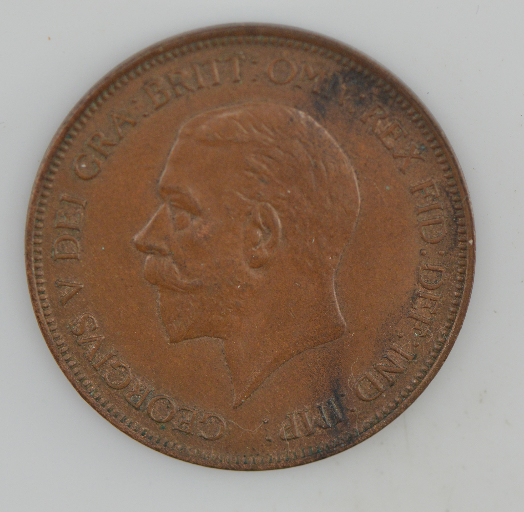1930 Great Britain One Penny King George V | Property Room