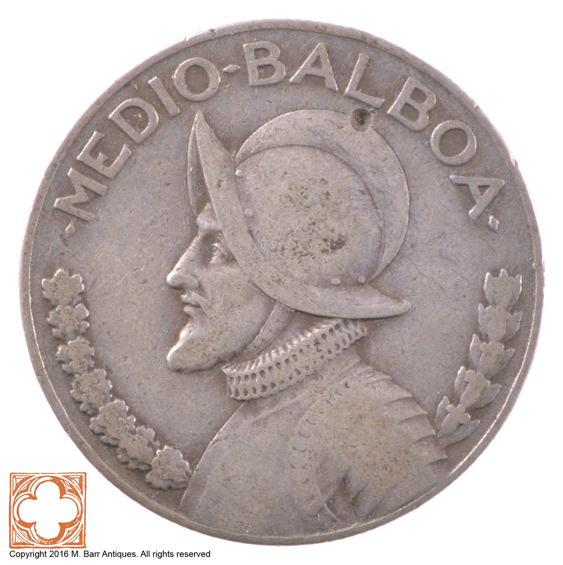 1930 Panama Silver Medio Balboa | Property Room