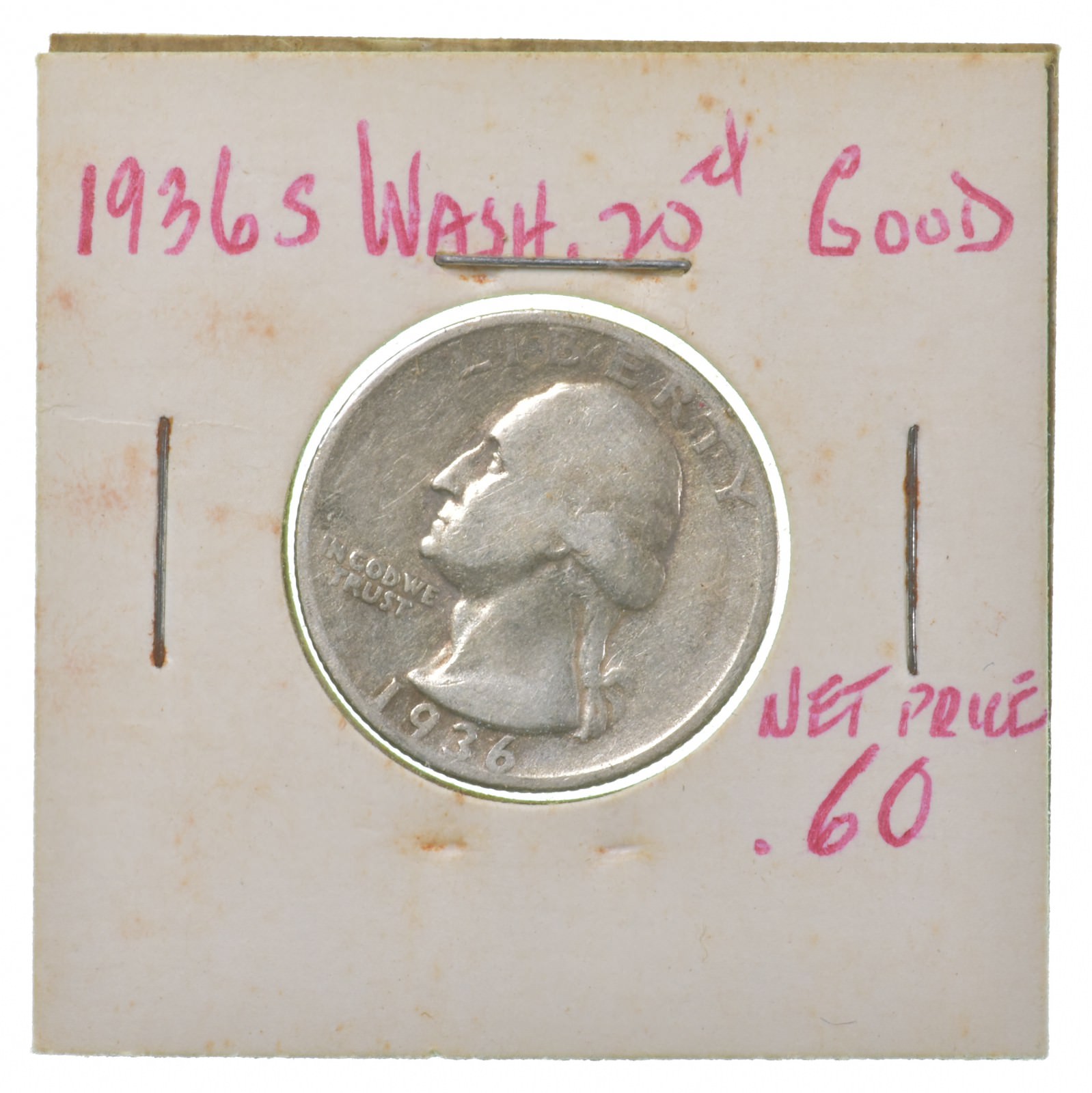 1931-S Washington Quarter | Property Room