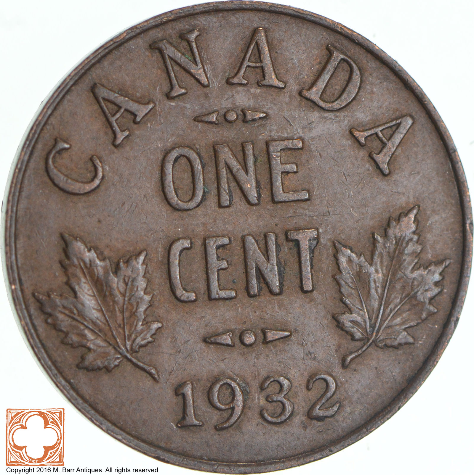 1932 Canada 1 Cent Property Room 1932 Canada 1 Cent Property Room
