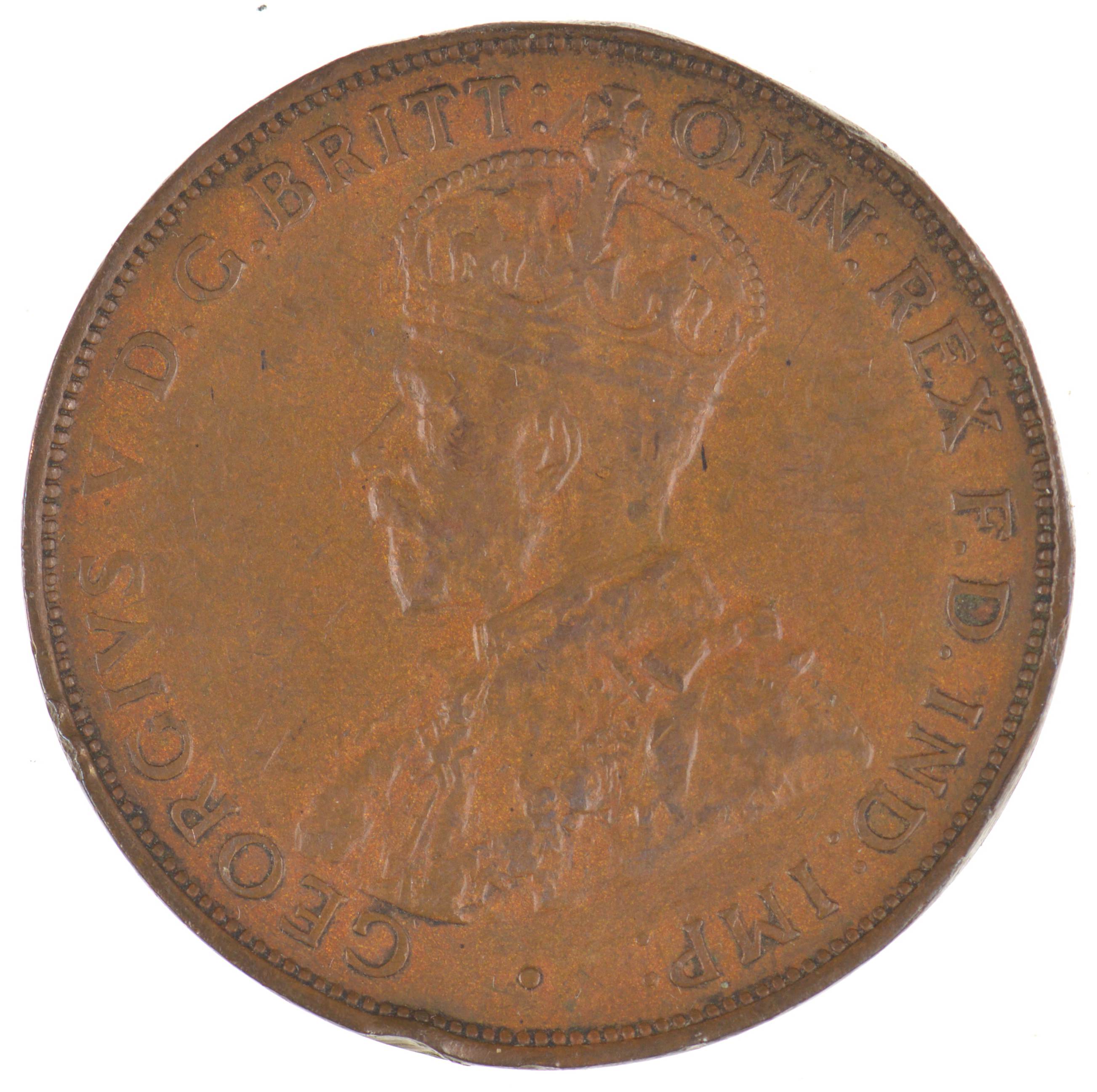 1934 Australia One Penny King George V | Property Room