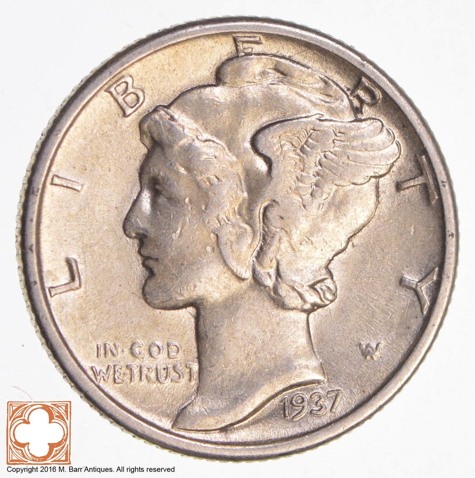 1937 Mercury Silver Dime | Property Room