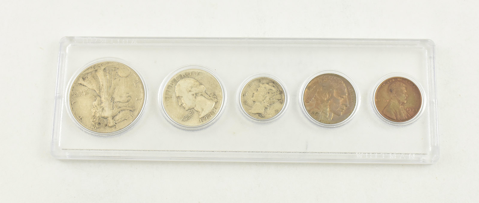 1938 U.S. Mint Type Set - Coin Collection - Great Display | Property Room