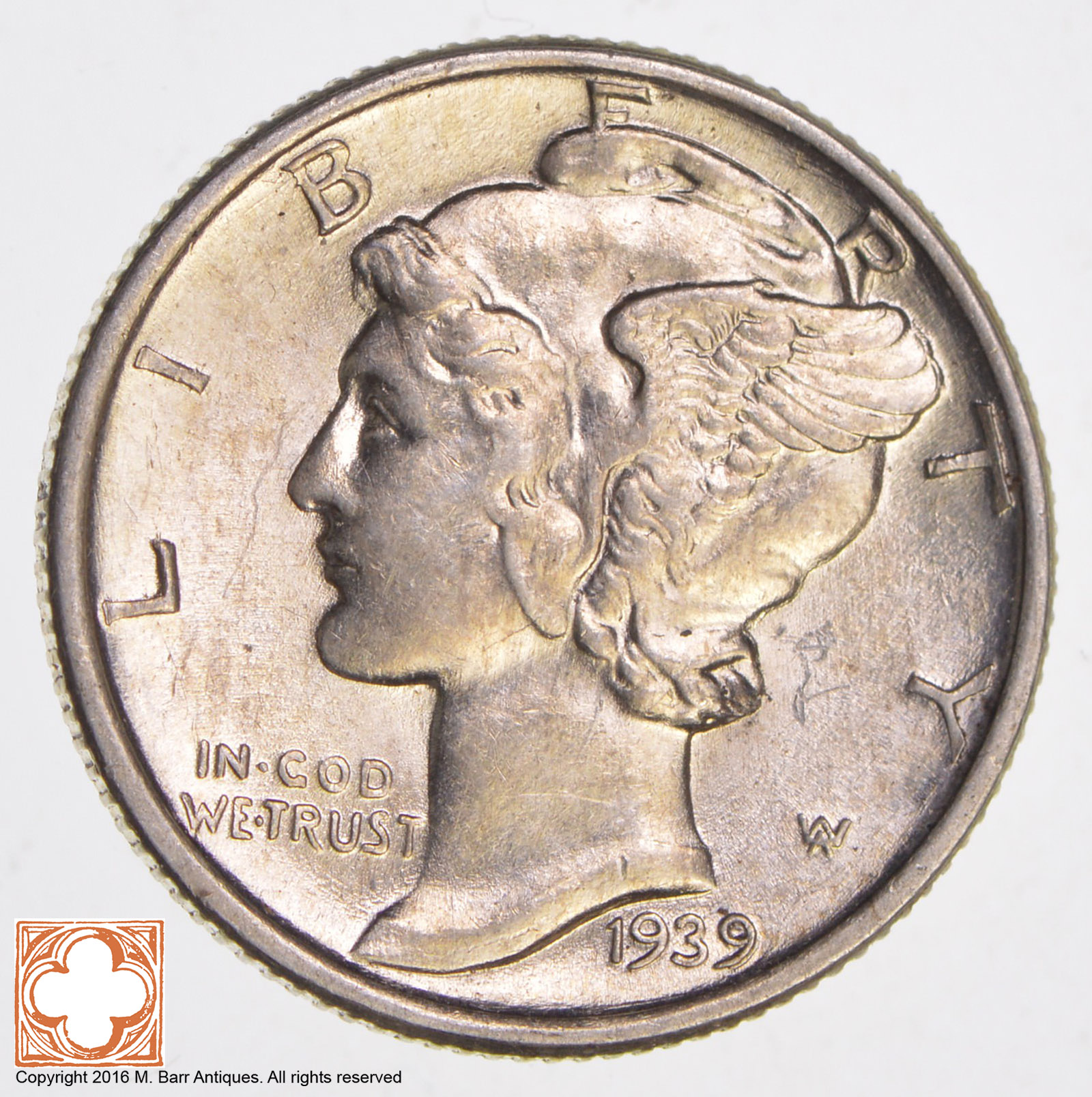 1939 Mercury Silver Dime | Property Room