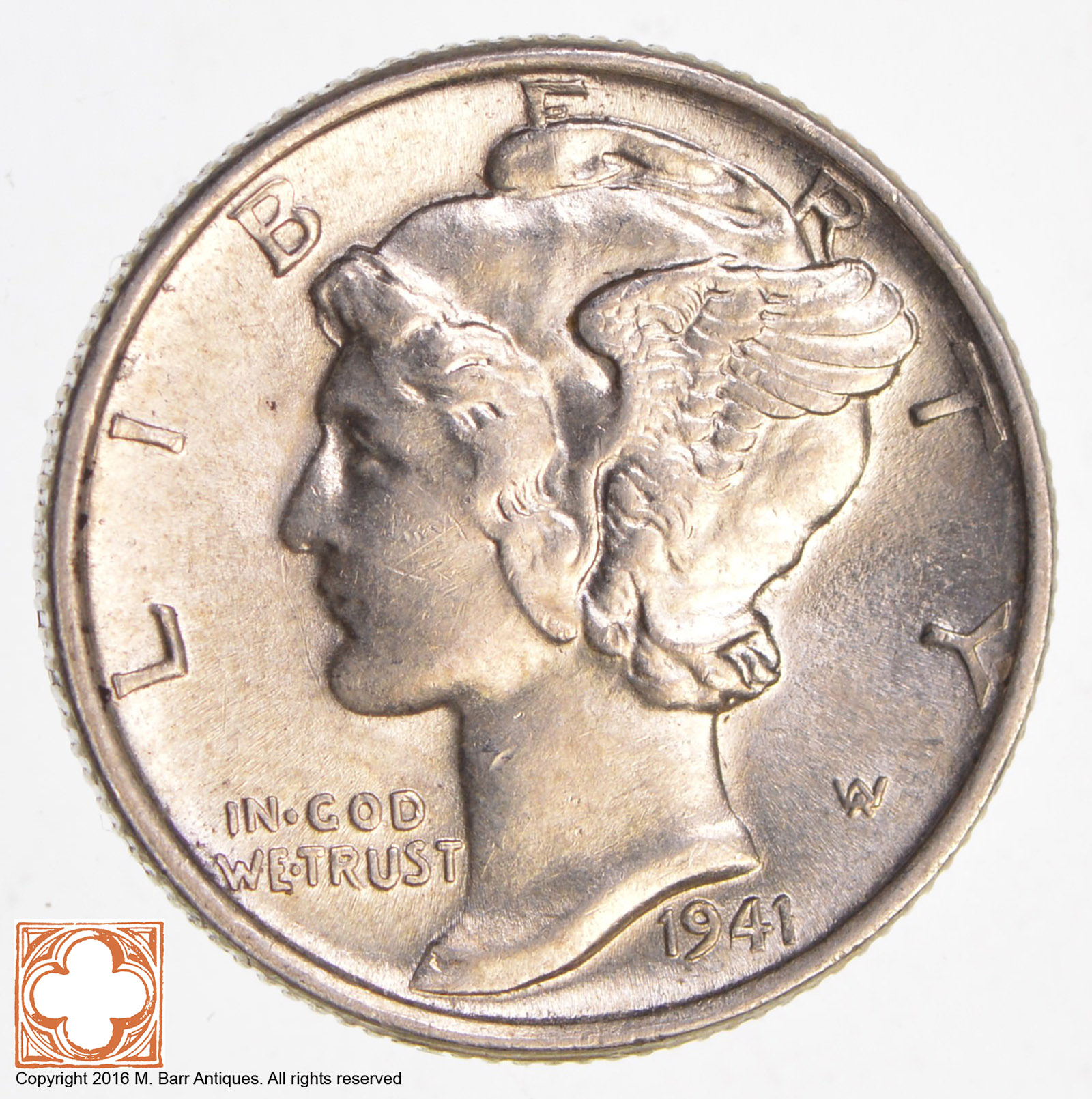 1941 Mercury Silver Dime | Property Room