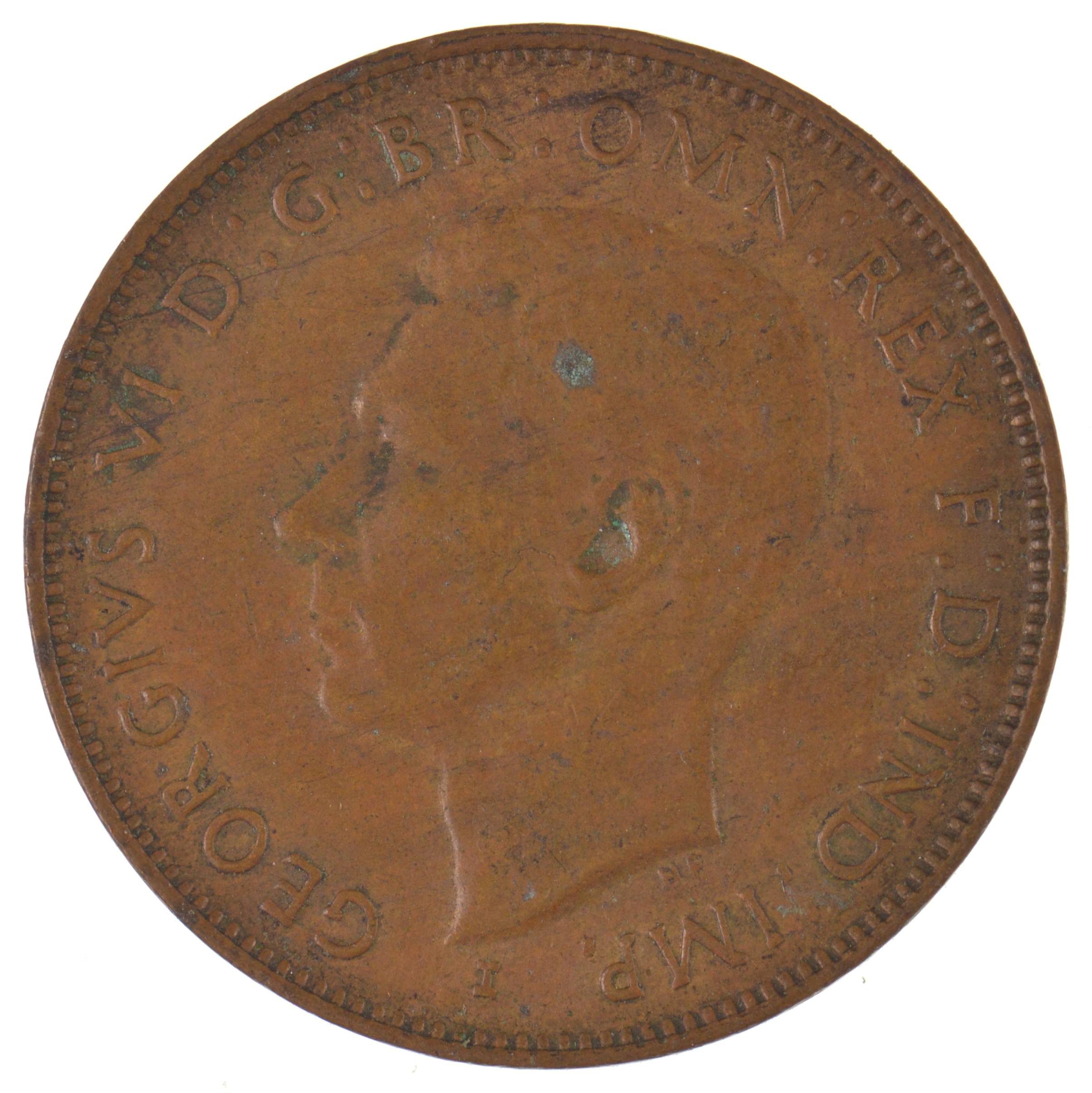 1943 Australia Half Penny King George VI | Property Room