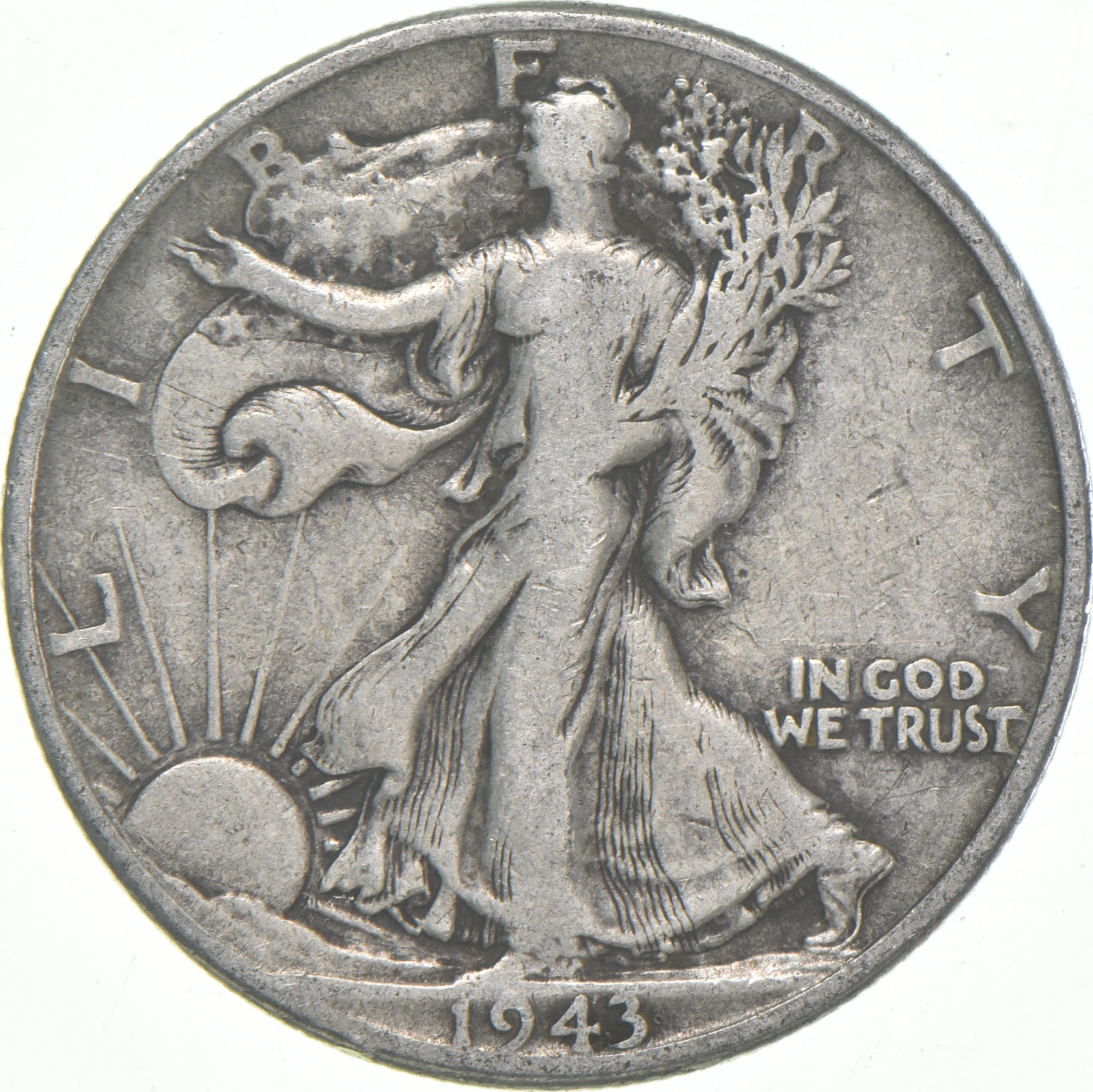 1943-D Walking Liberty 90% Silver US Half Dollar | Property Room