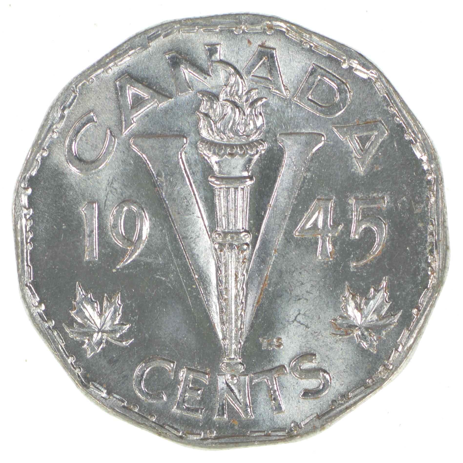1945 Canada 5 Cents | Property Room