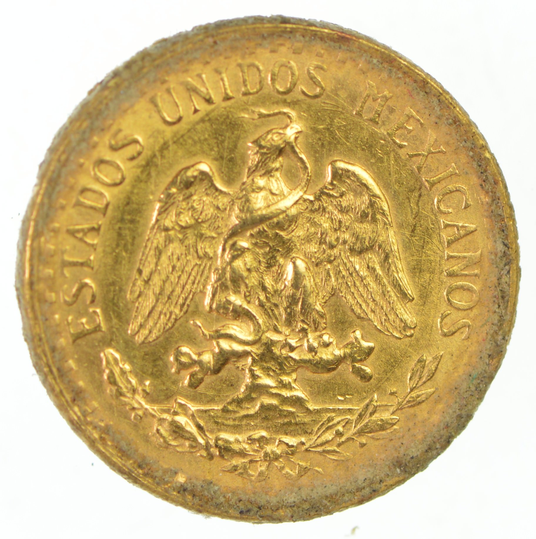 1945 Mexico 2 Pesos Gold | Property Room