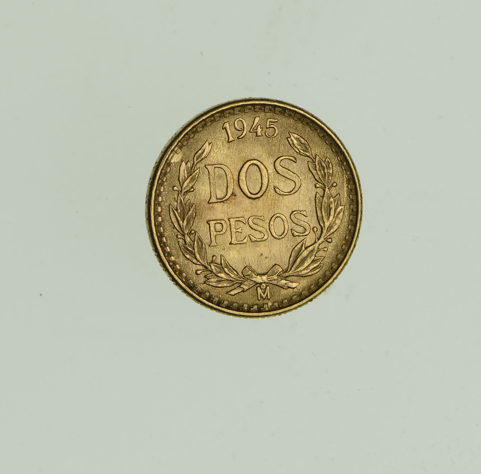 1945 Mexico 2 Pesos - World Gold Coin | Property Room