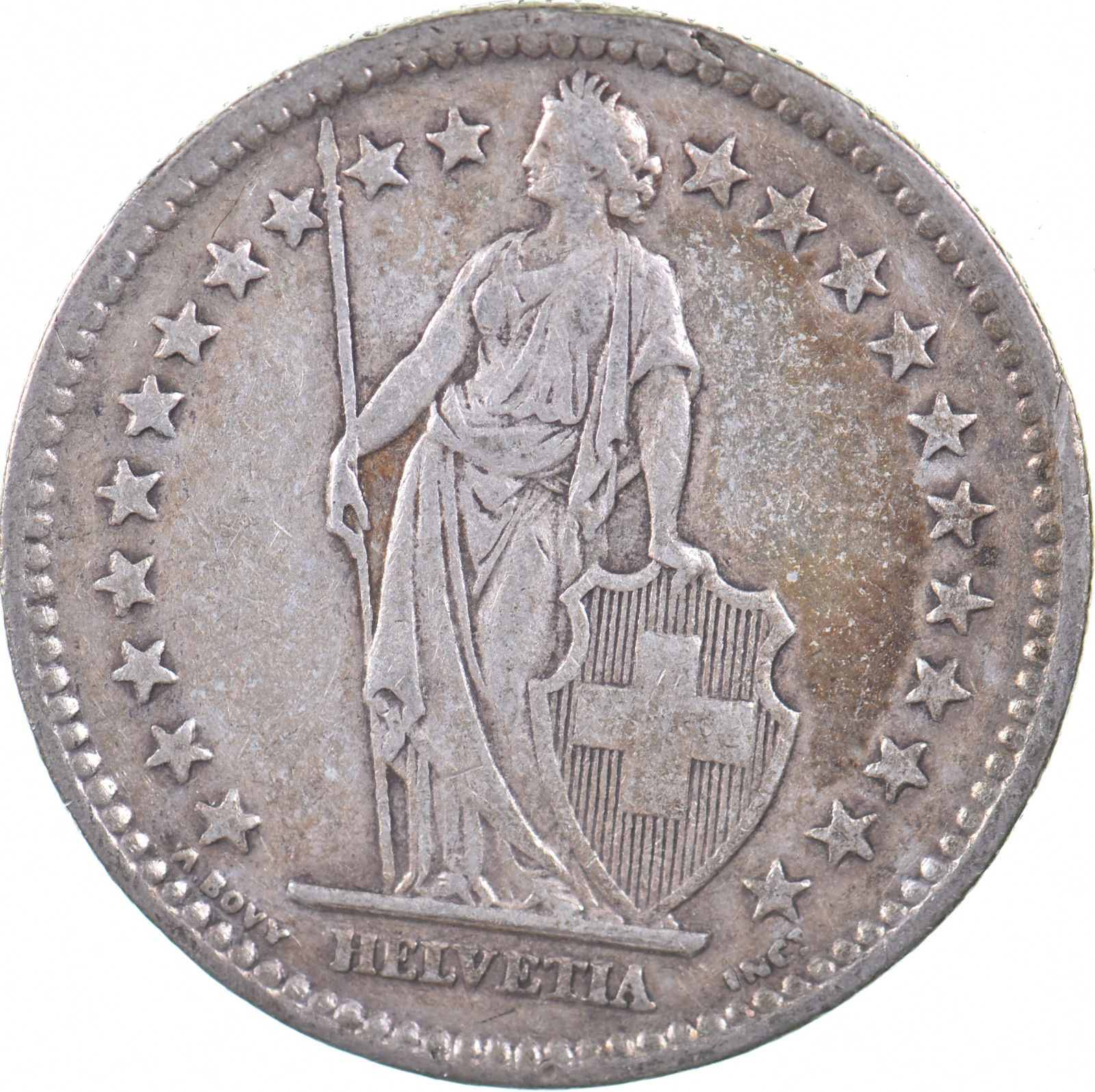 1945 Switzerland 2 Francs Estate Coin Collection | Property Room