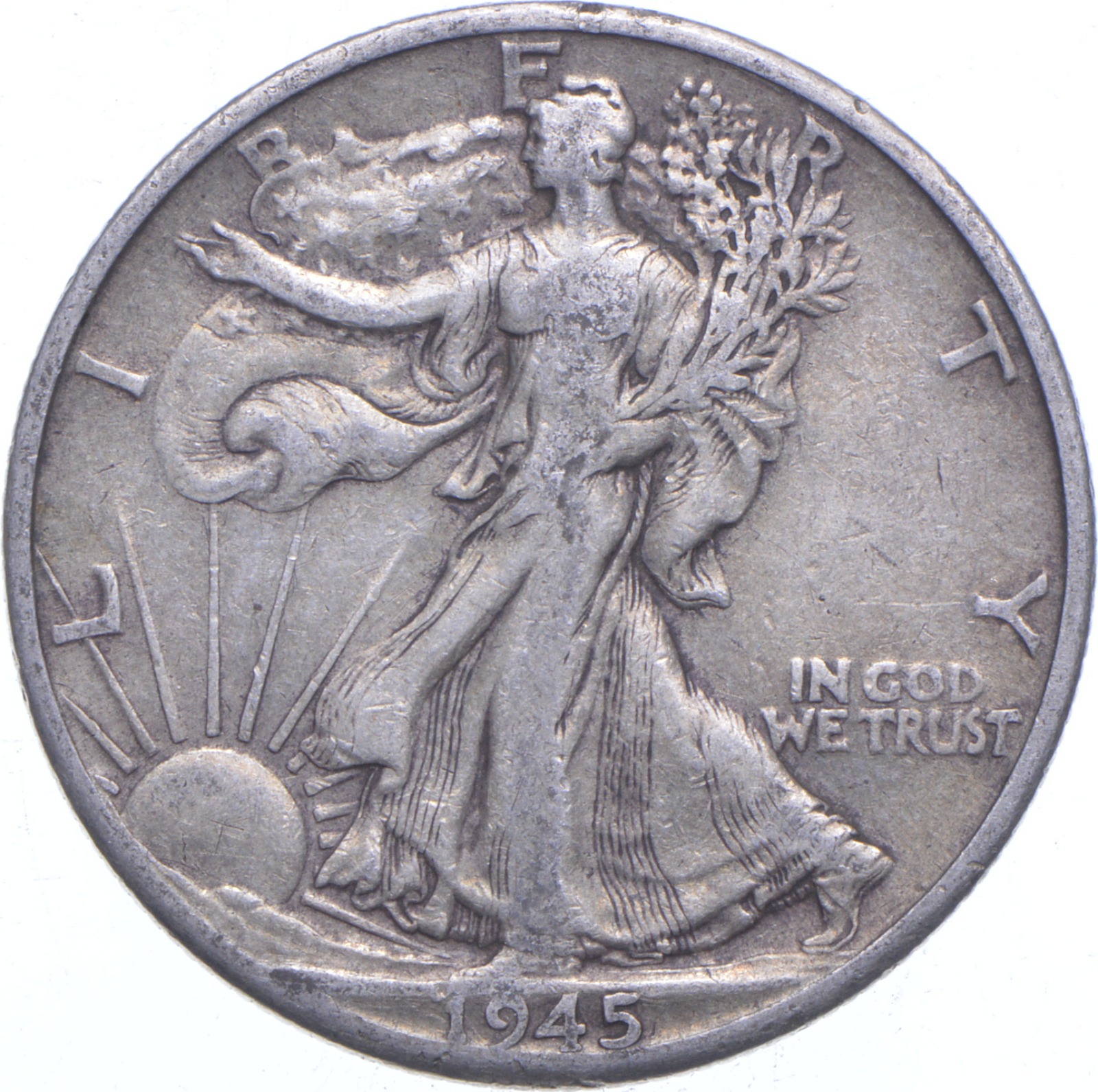 1945-D Walking Liberty 90% Silver US Half Dollar | Property Room