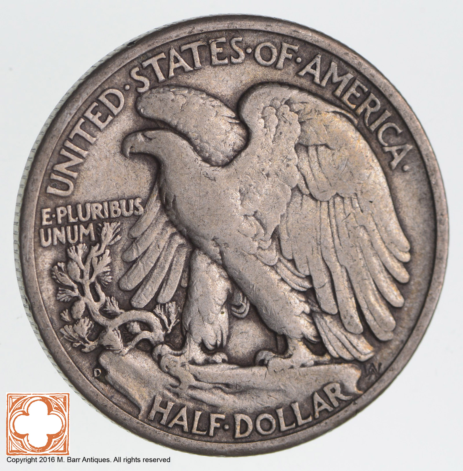 1945-D Walking Liberty 90% Silver US Half Dollar | Property Room