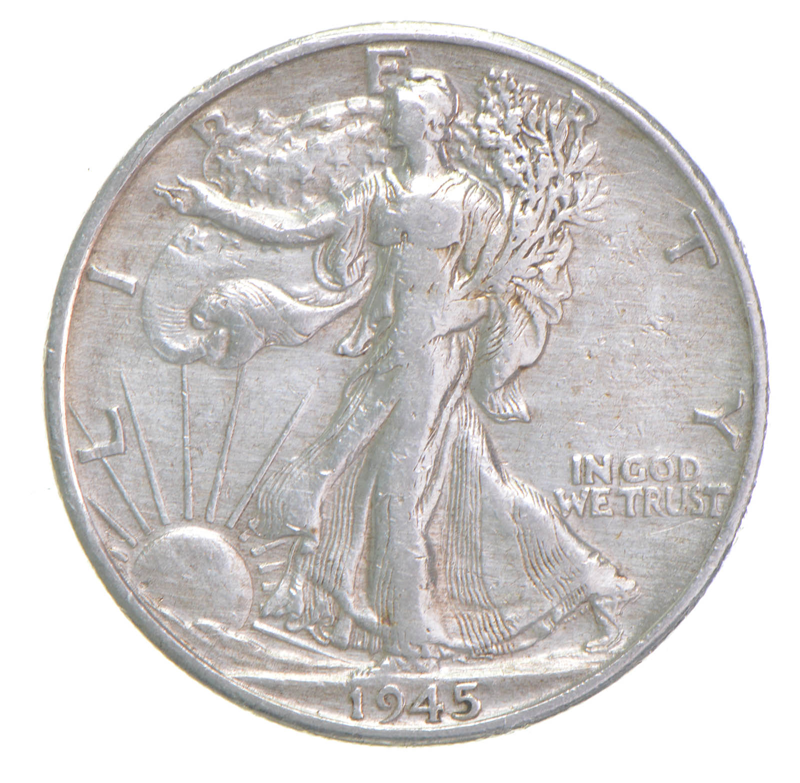 1945-D Walking Liberty 90% Silver US Half Dollar | Property Room