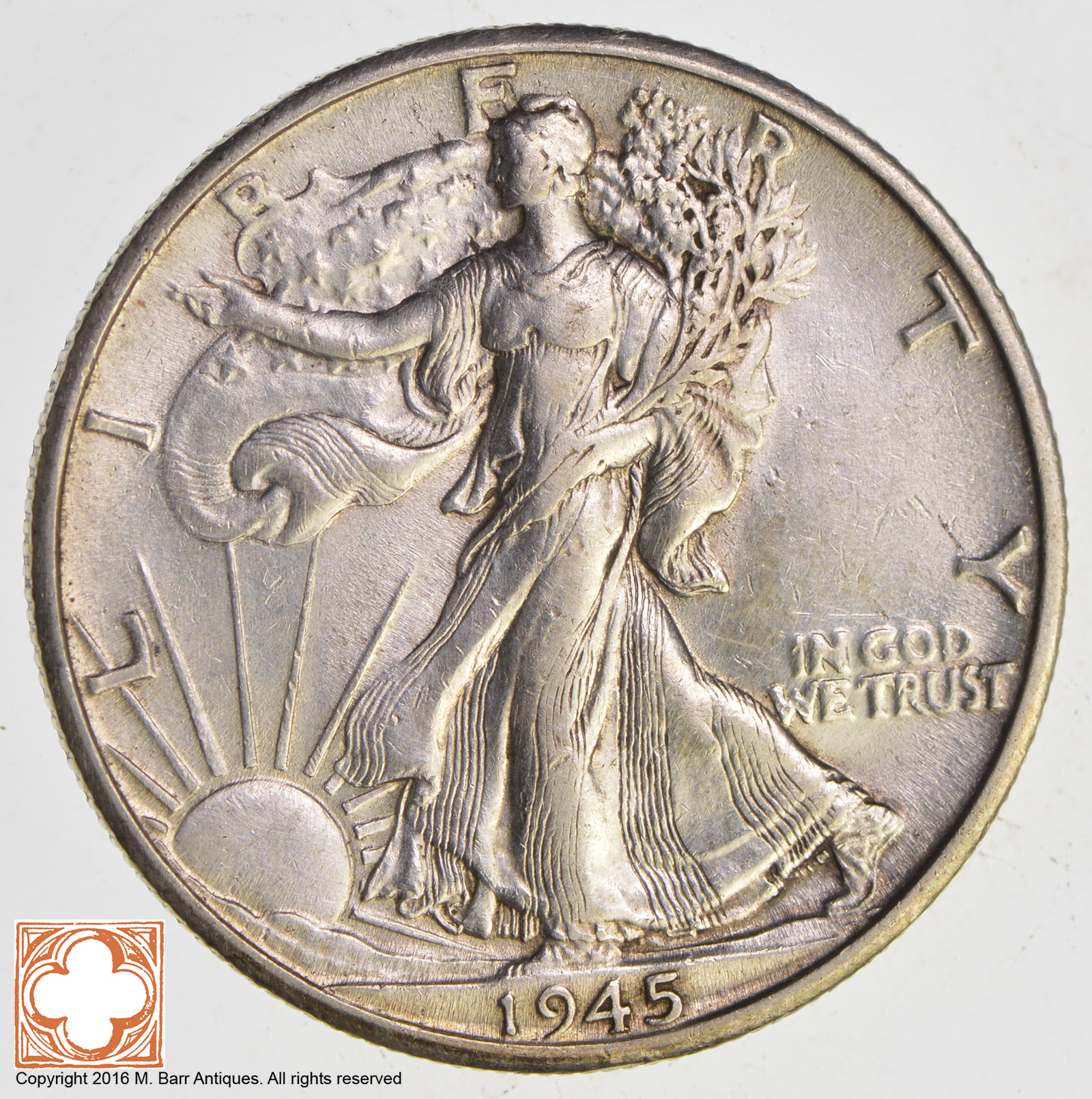 1945-D Walking Liberty Half Dollar 90% Silver | Property Room