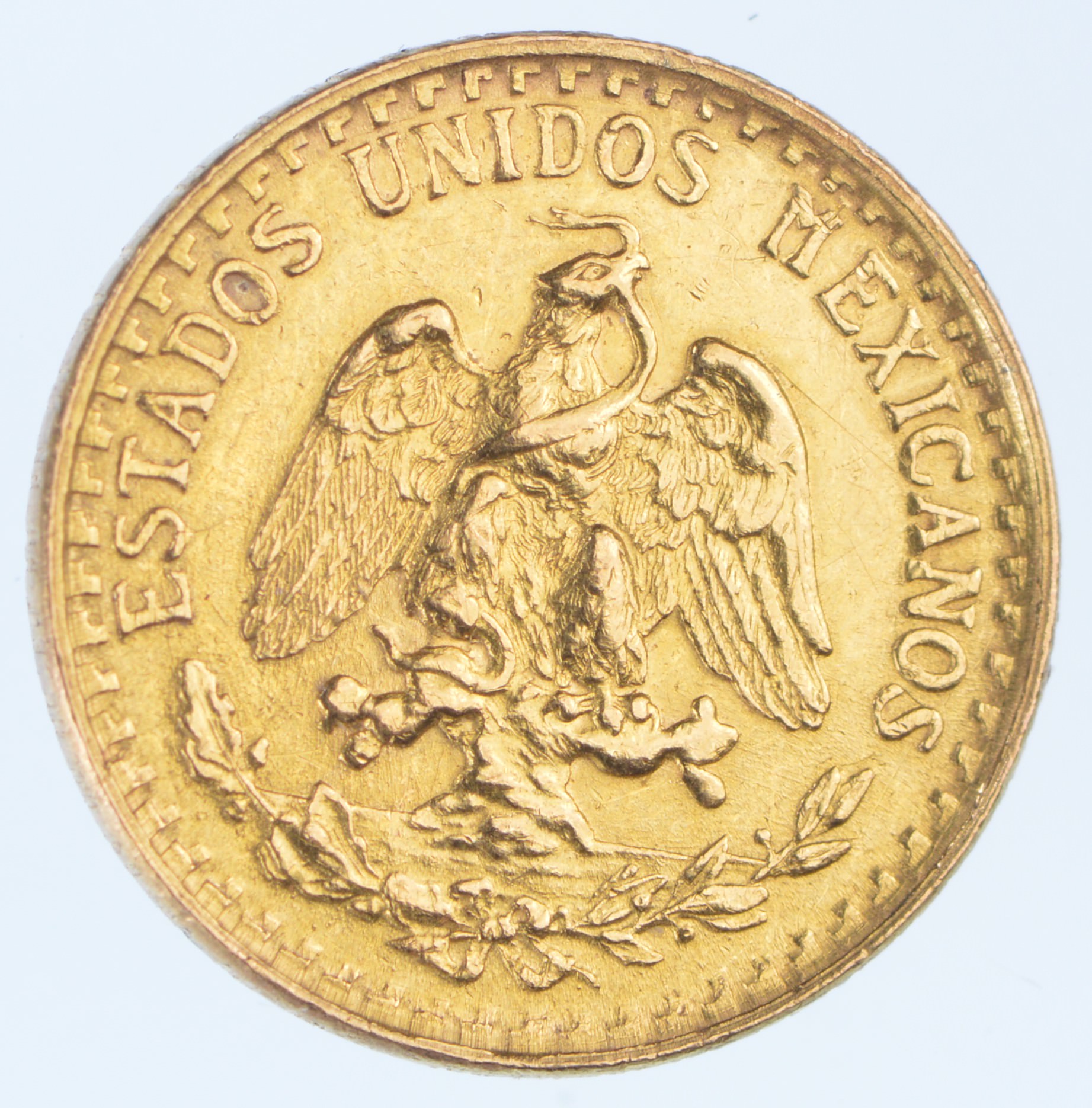 1945-M Mexico 2 Pesos Gold Coin AGW .0482 oz | Property Room