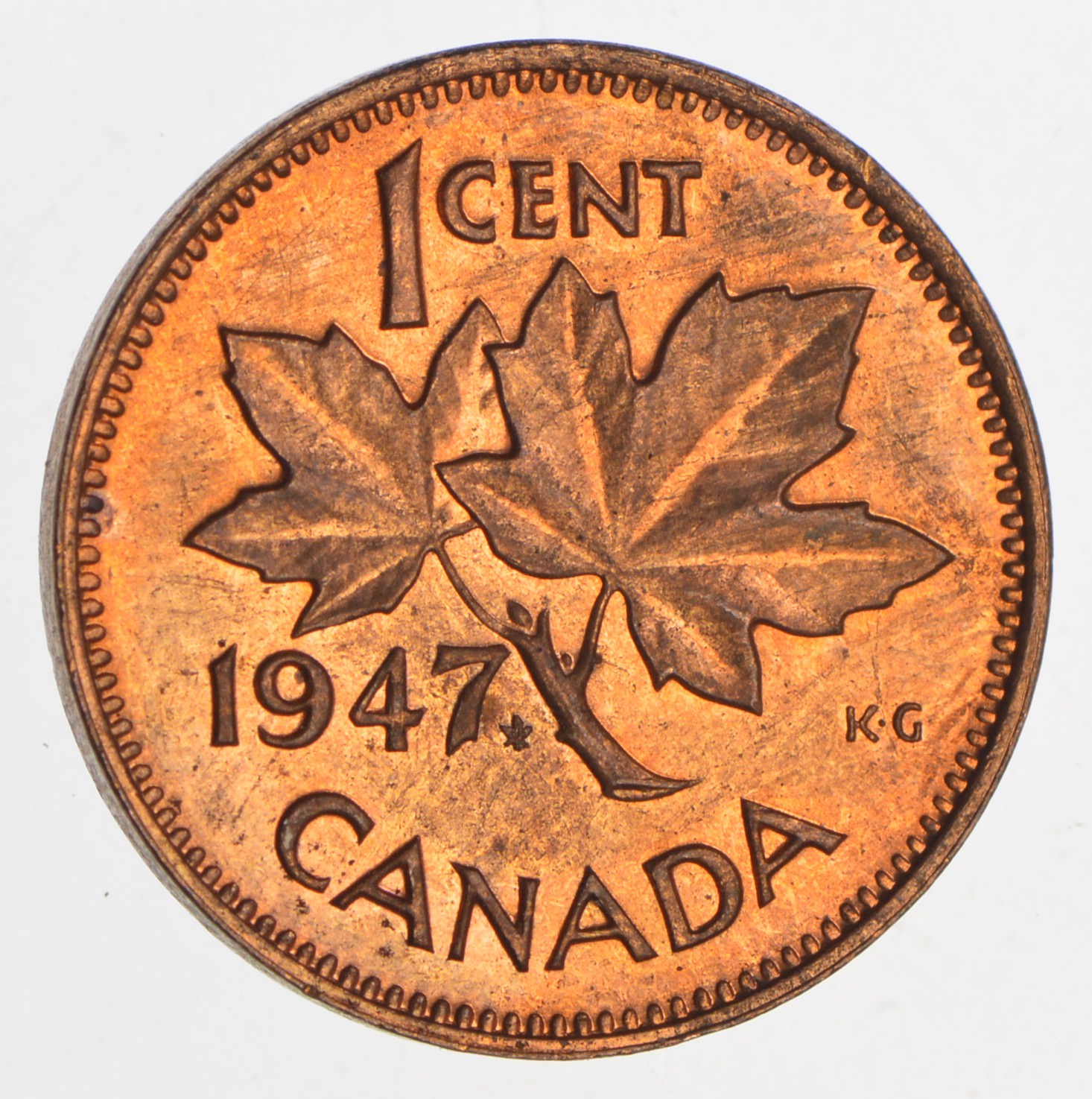 1947 Canada 1 Cent Property Room