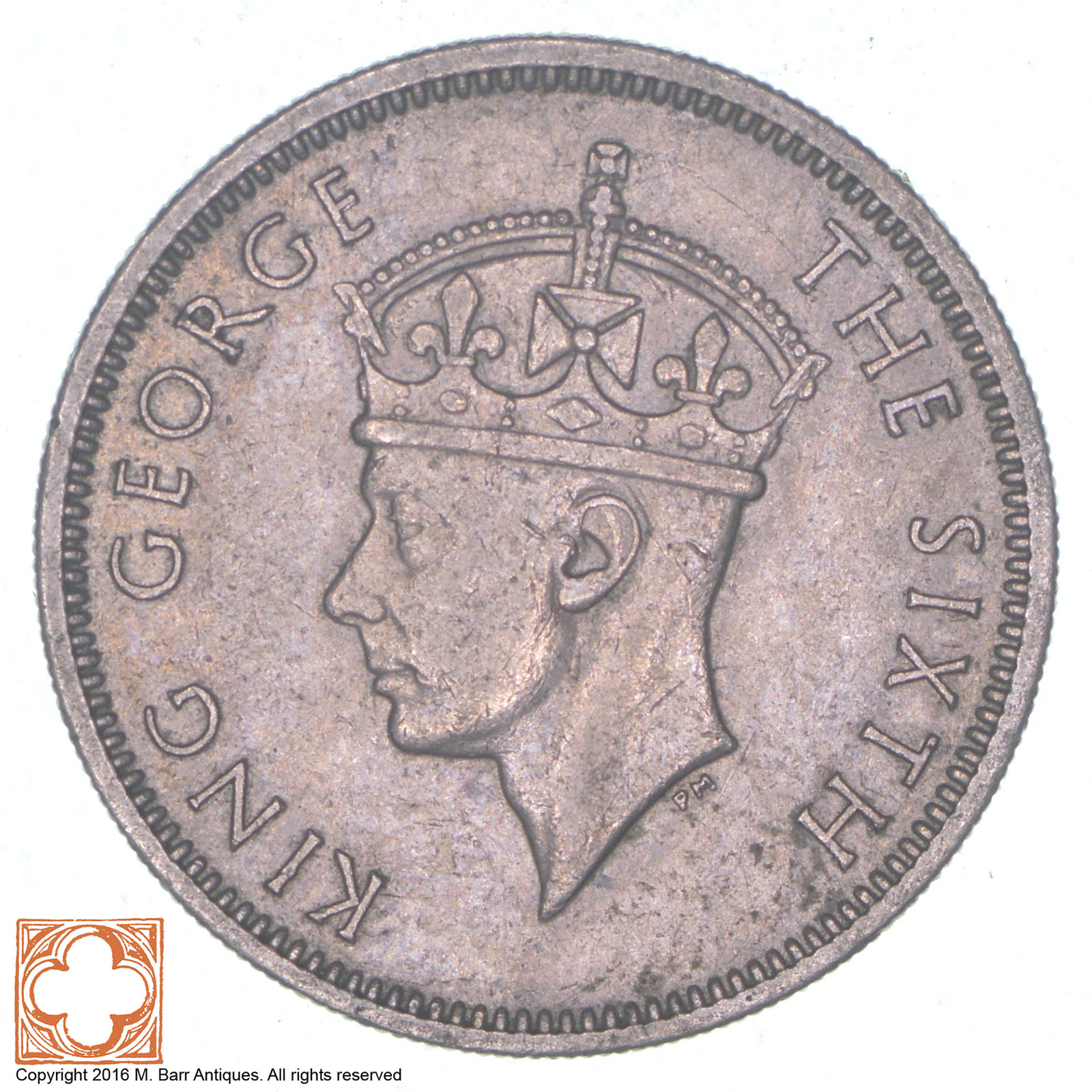 1950 Southern Rhodesia 1 Shilling | Property Room