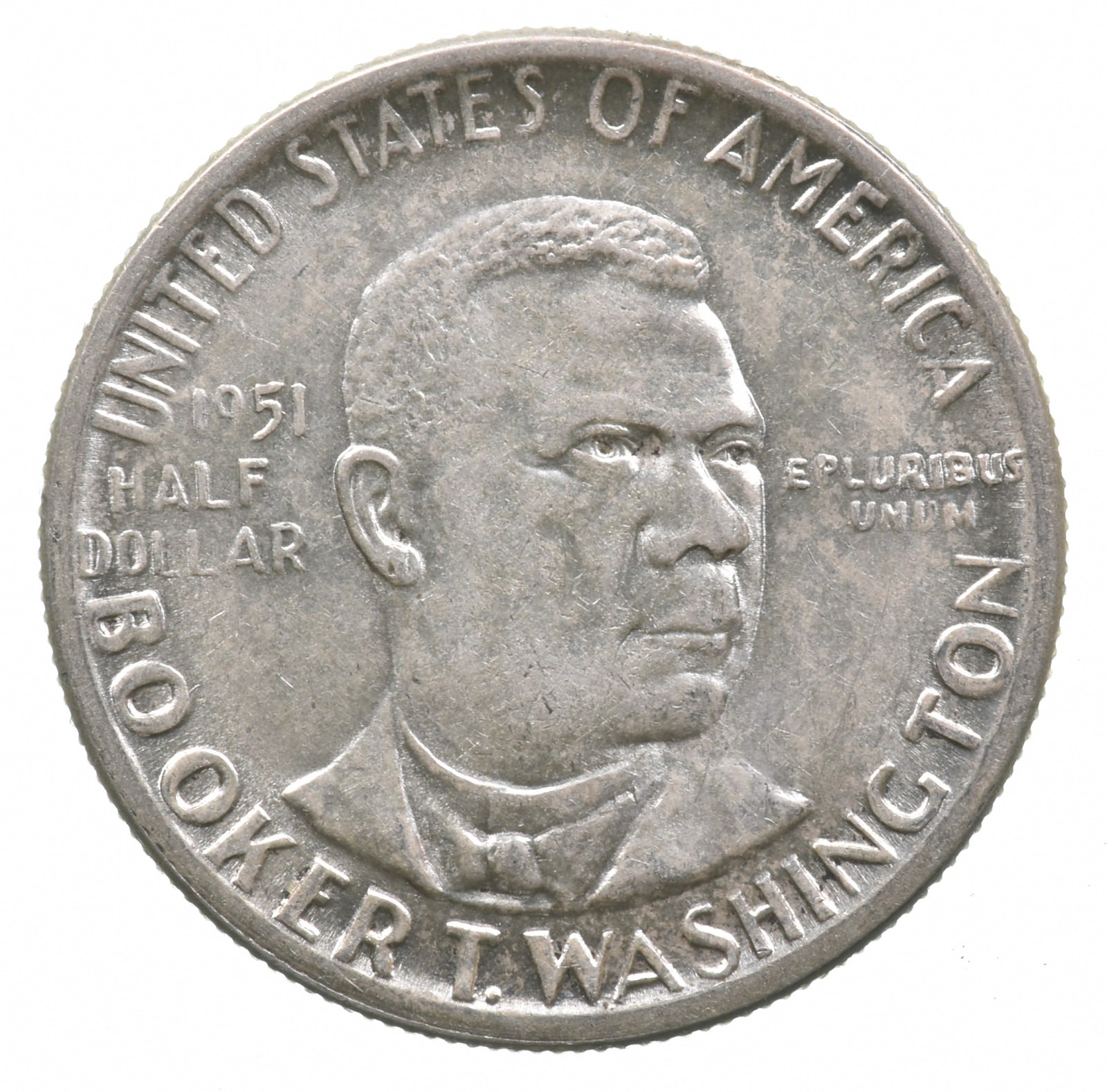 1951 Booker T Washington - US Commemorative Half Dollar - 90% Silver ...