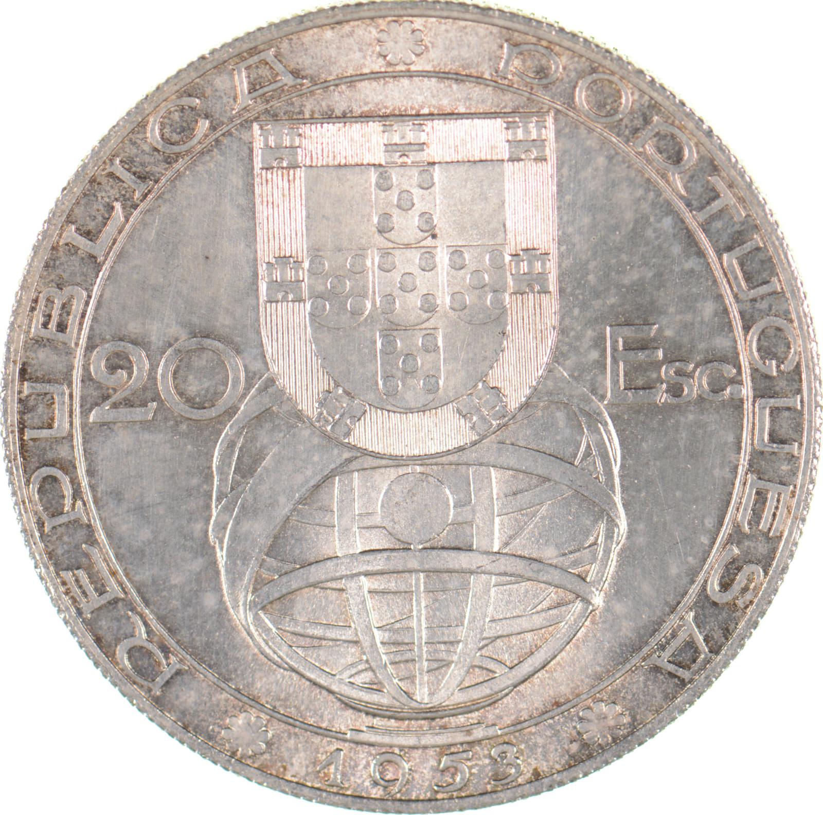 1953 Portugal 20 Escudos Estate Coin Collection | Property Room