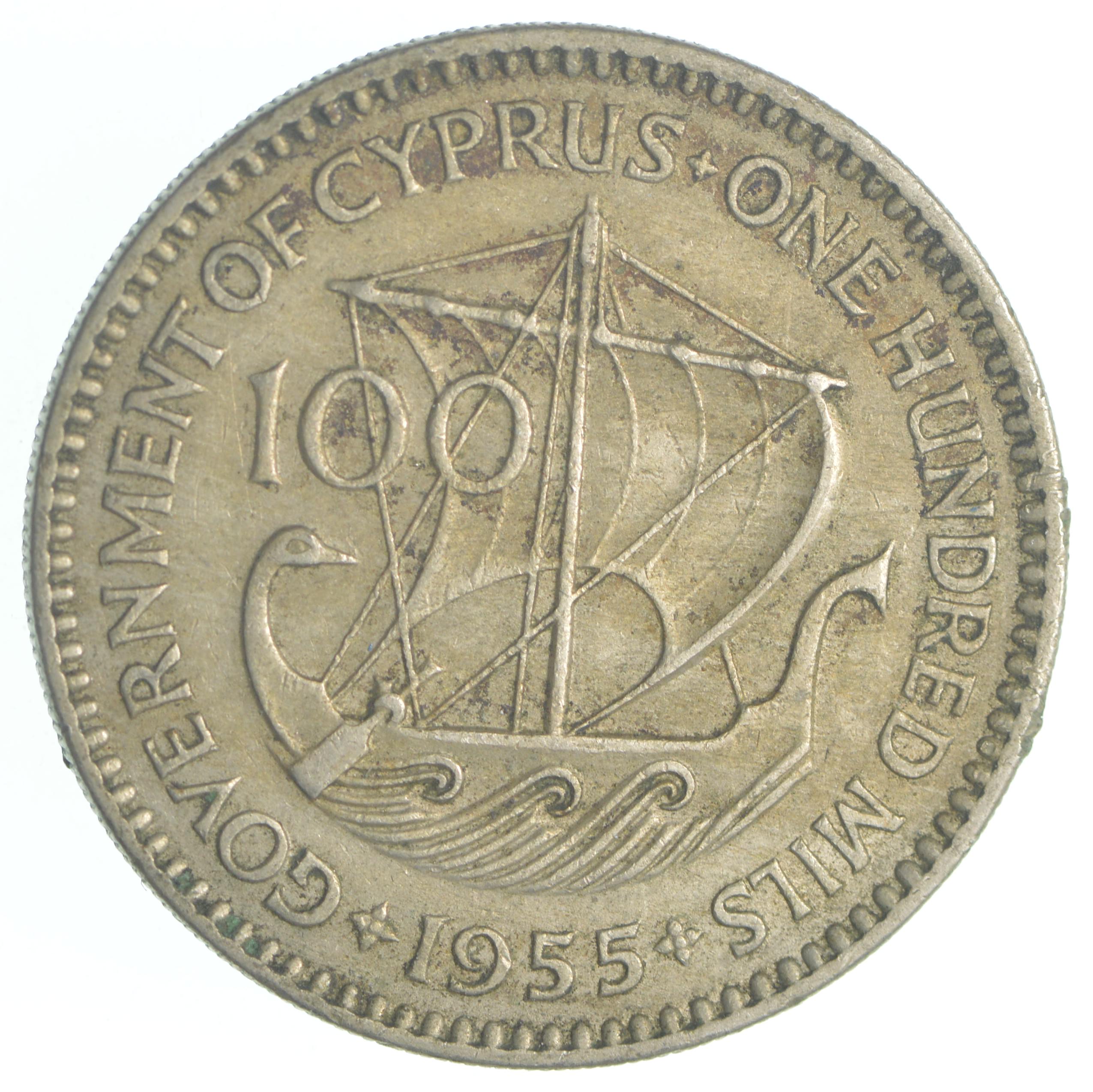 1955 Cyprus 100 Mils | Property Room
