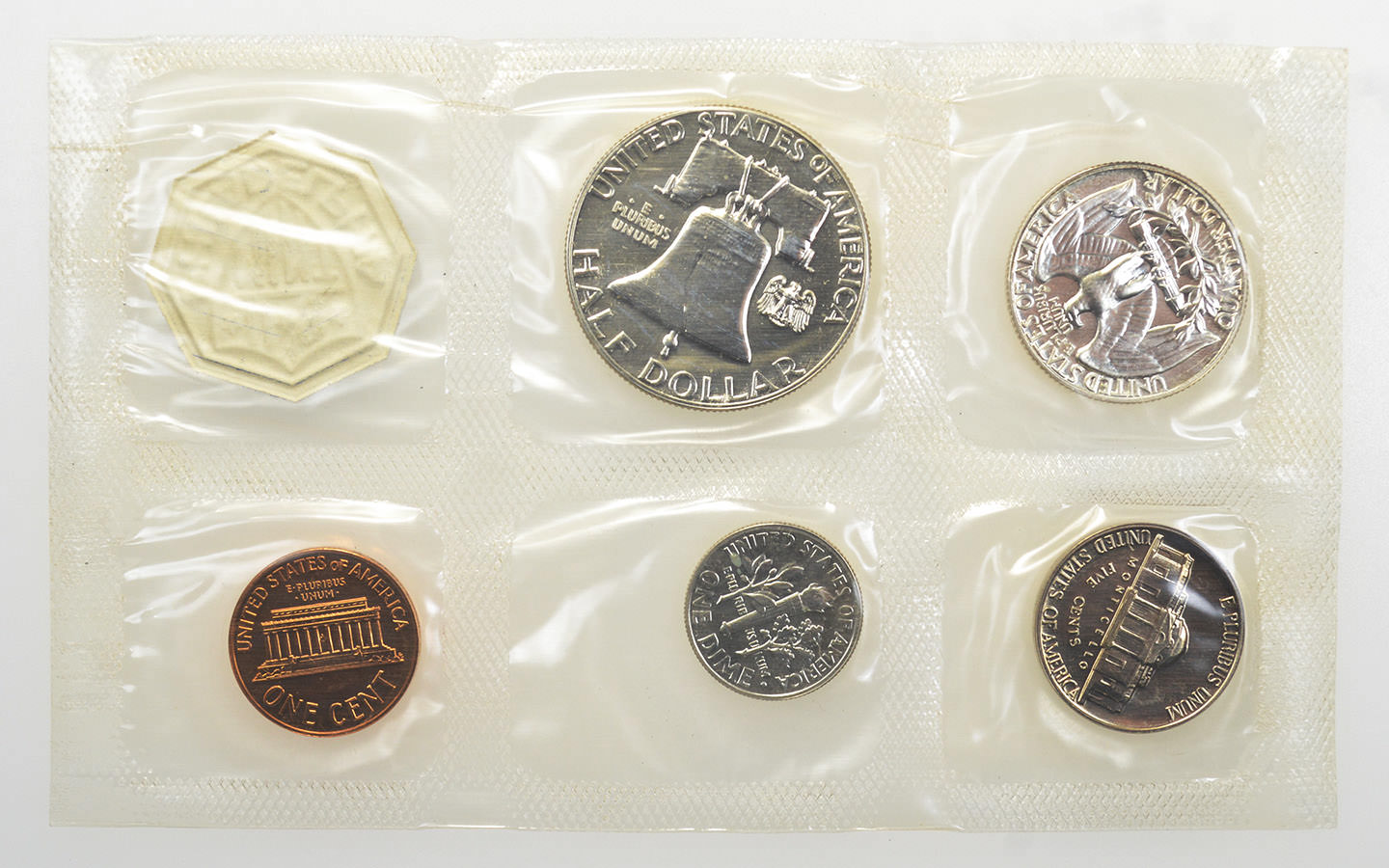 1960 10 Coin P&D US Mint Uncirculated Coin Set - (2) of Each - Pennies ...