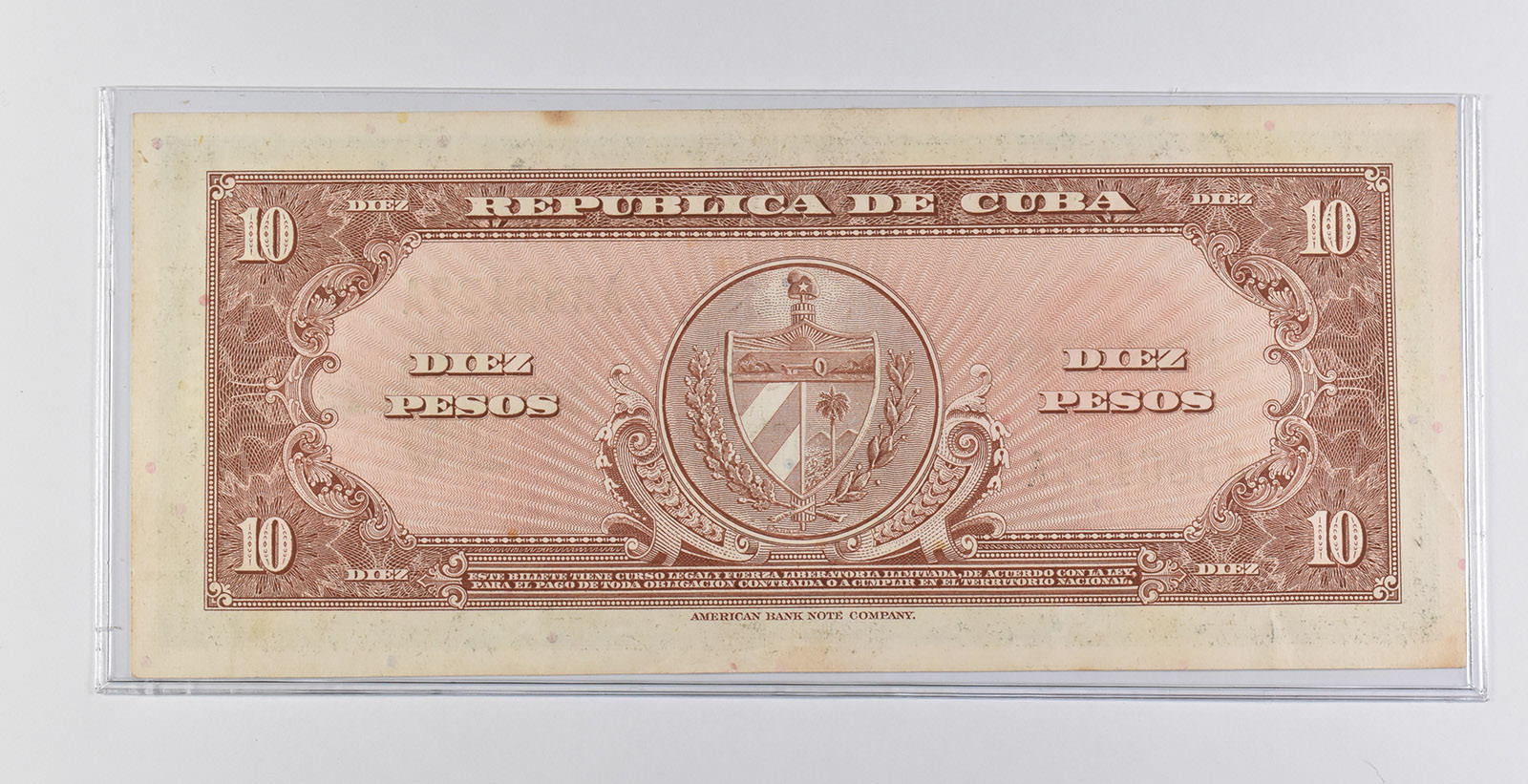 1960 Cuba 10 Pesos - Collectible Currency | Property Room