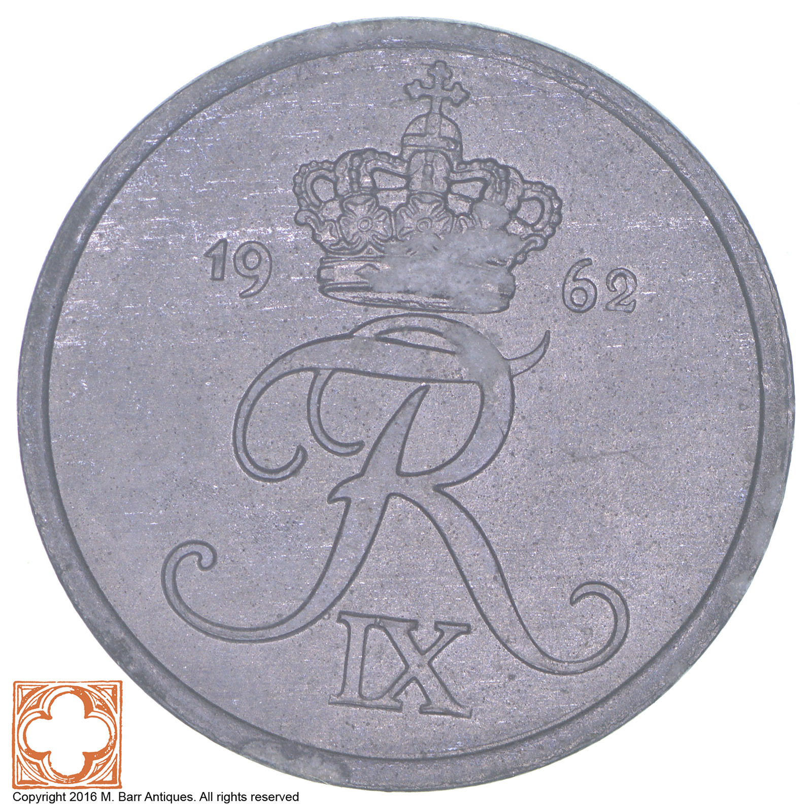 1962 Denmark 2 Ore | Property Room