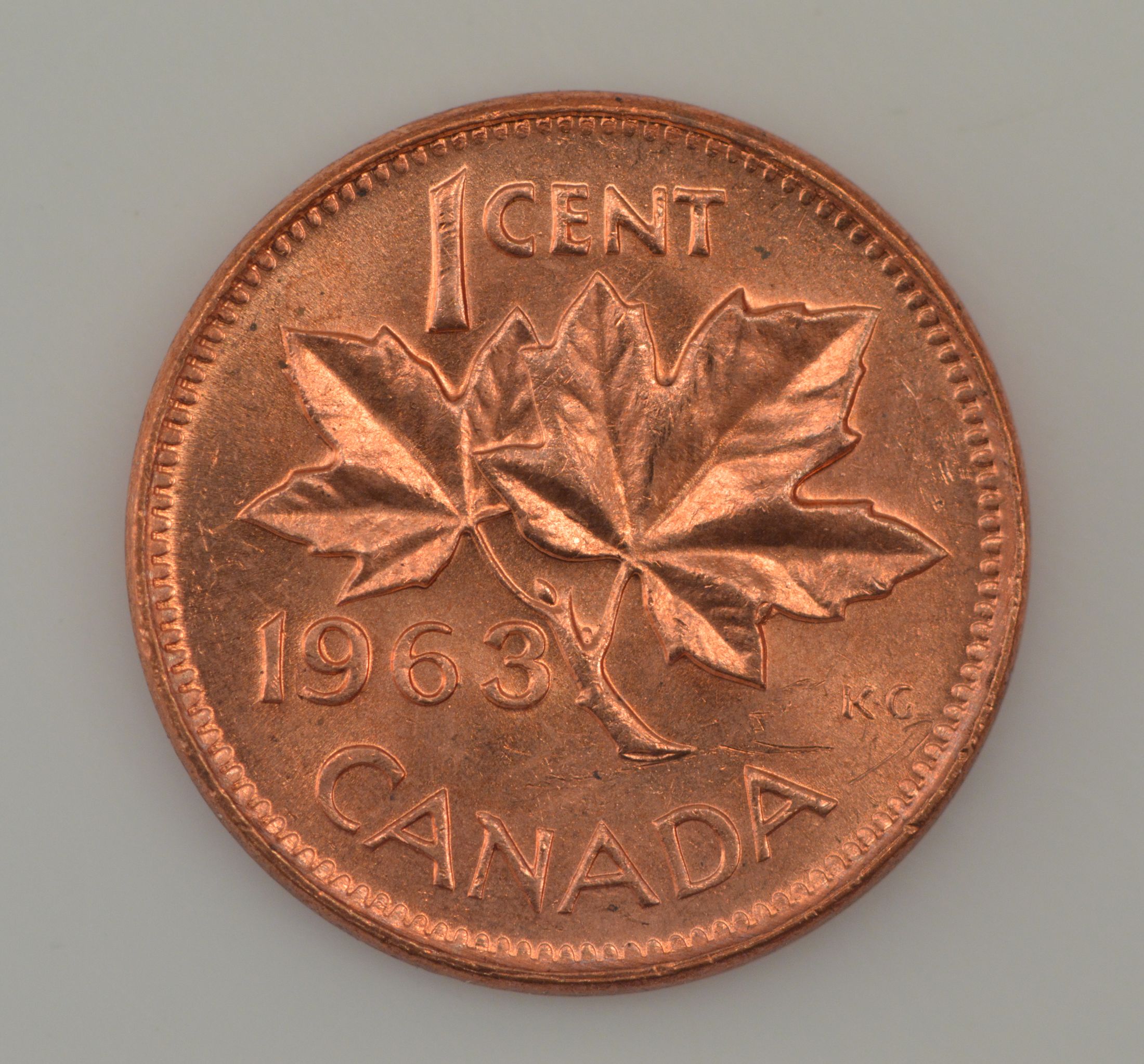 1963 Canada One Cent Queen Elizabeth II | Property Room