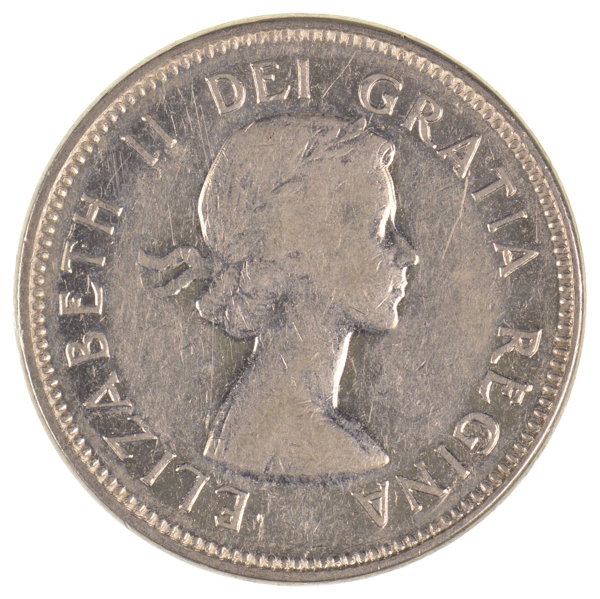1964 Canada 5 Cents Queen Elizabeth II Property Room