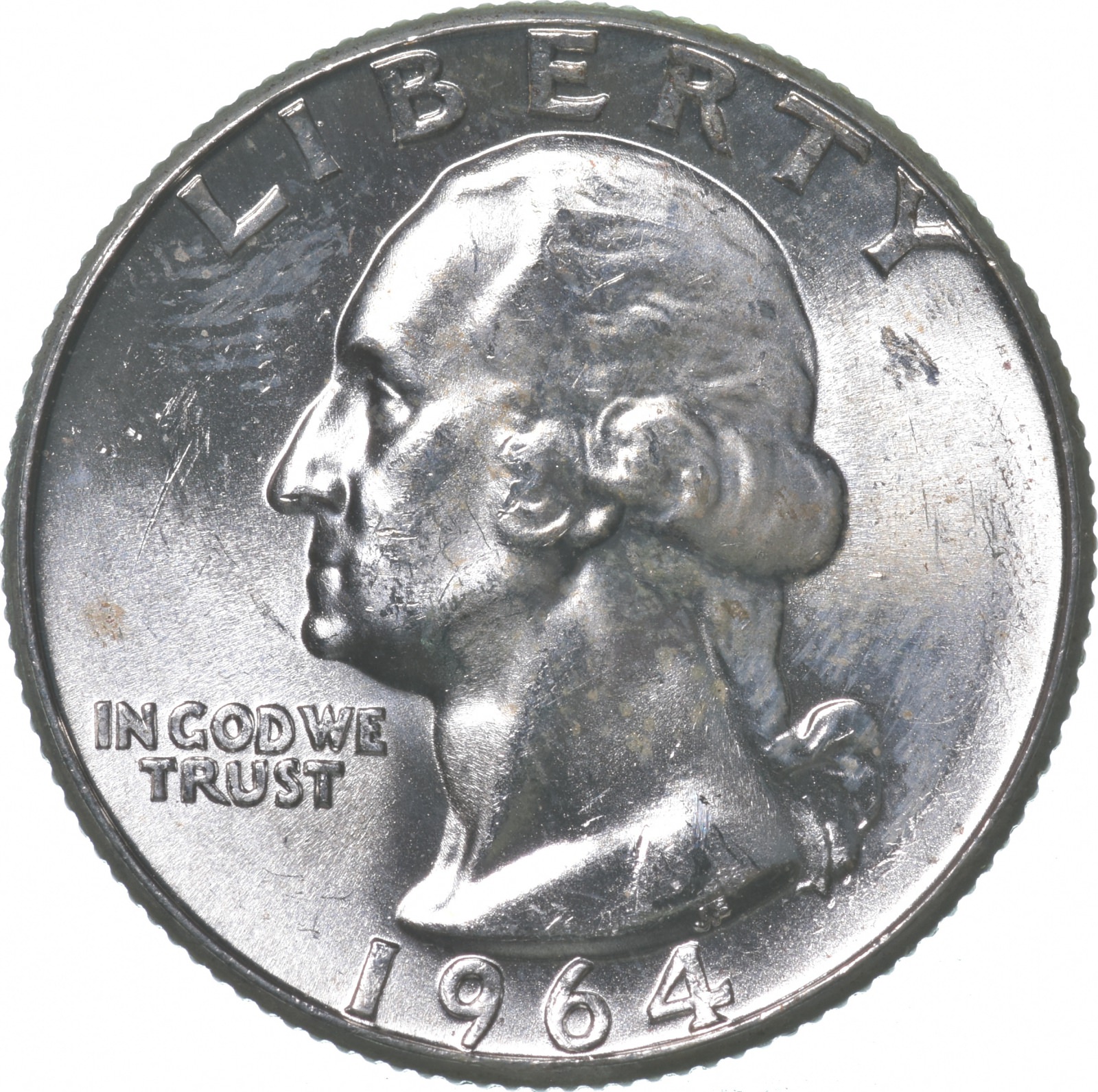 1964 Washington Quarter Beautiful Tone | Property Room