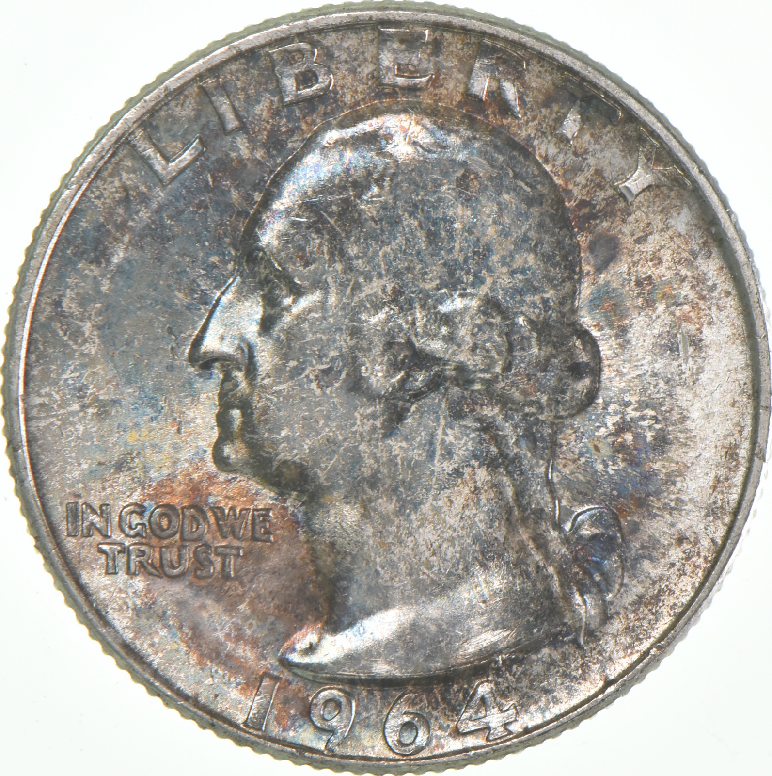 1964 Washington Quarter- Great Tone | Property Room