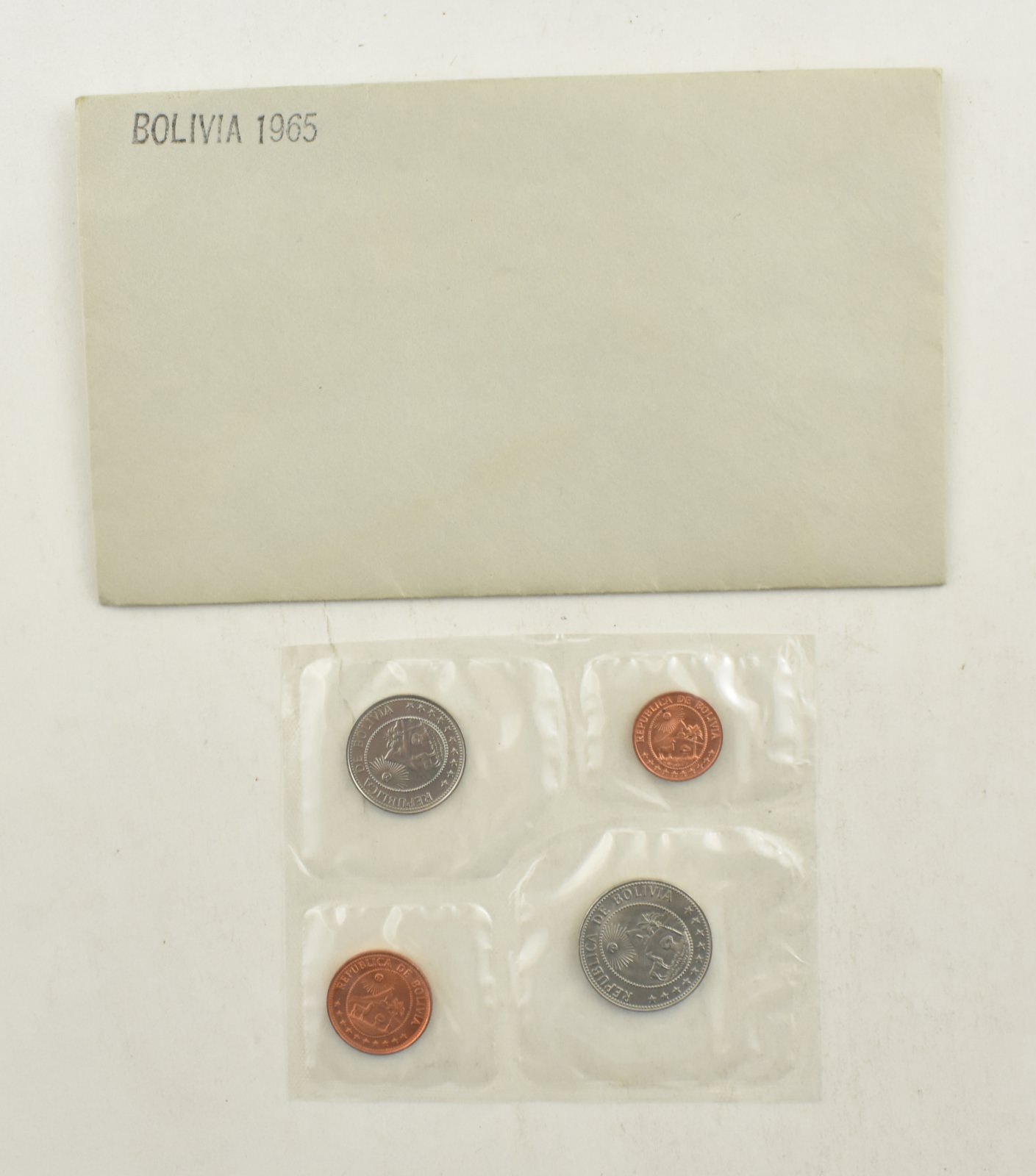 1965 Bolivia Type Set | Property Room