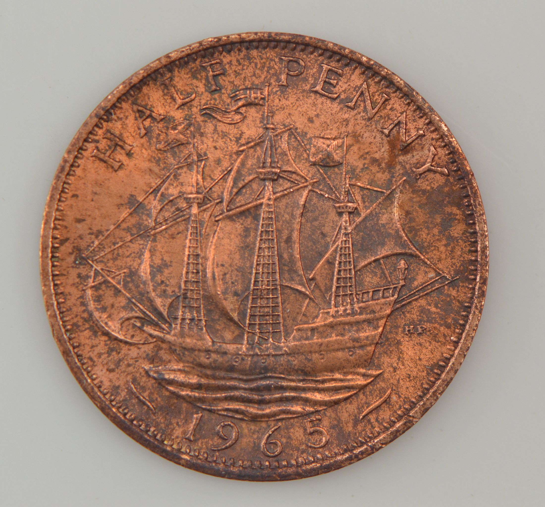 1965 Great Britain Half Penny Queen Elizabeth II | Property Room