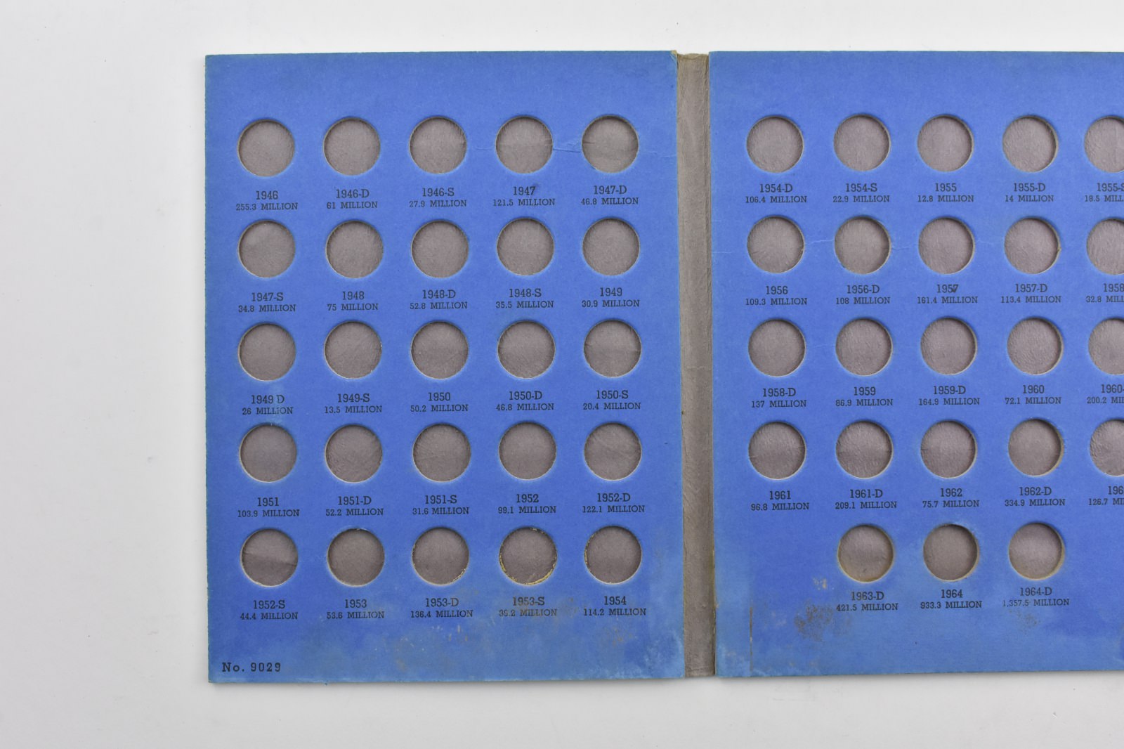 1965-1977 Roosevelt Dime Collection Album Set | Property Room
