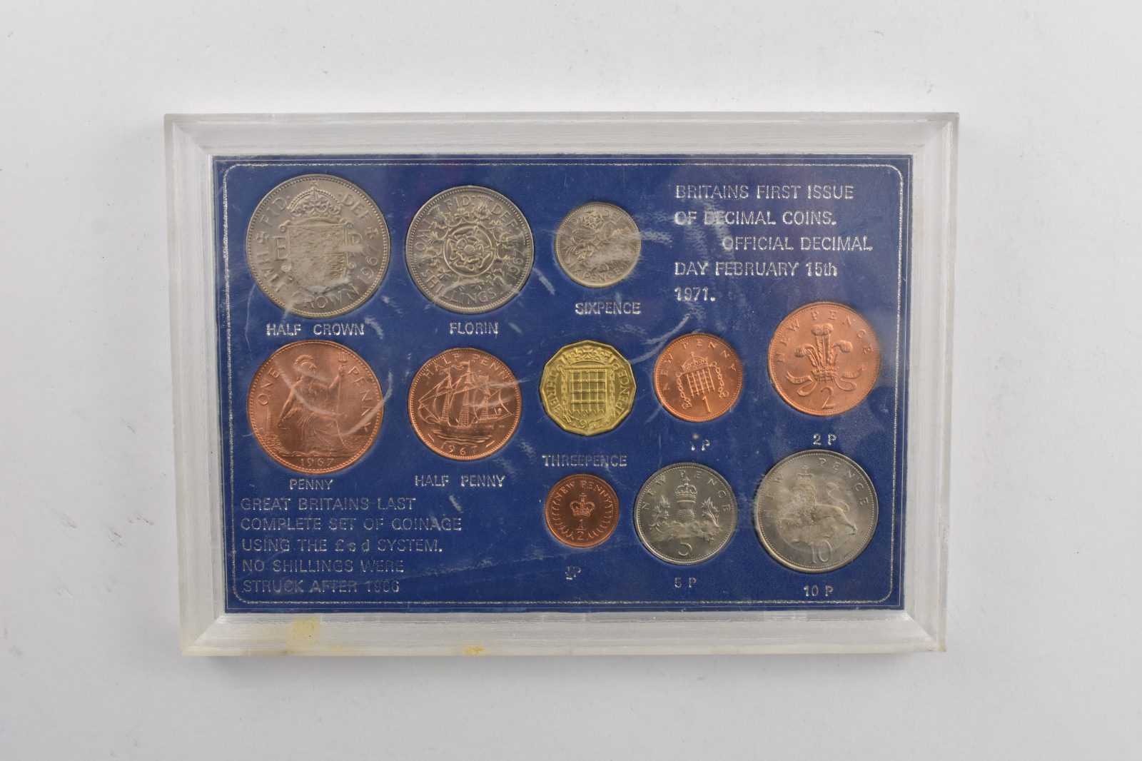 1967 First Decimal Coins Of Great Britain Type Set | Property Room